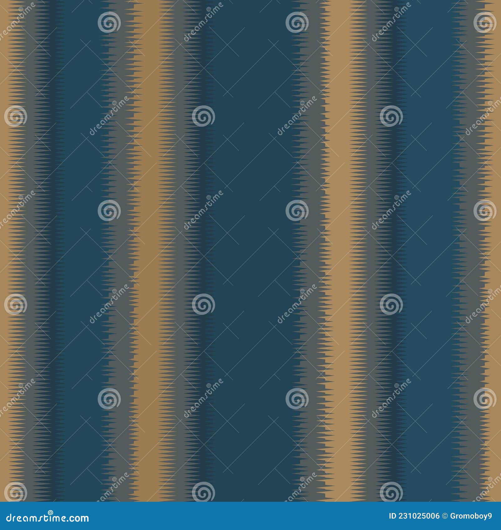 Seamless Pattern of Vertical Jagged Stripes. Vector Image Stock Vector ...