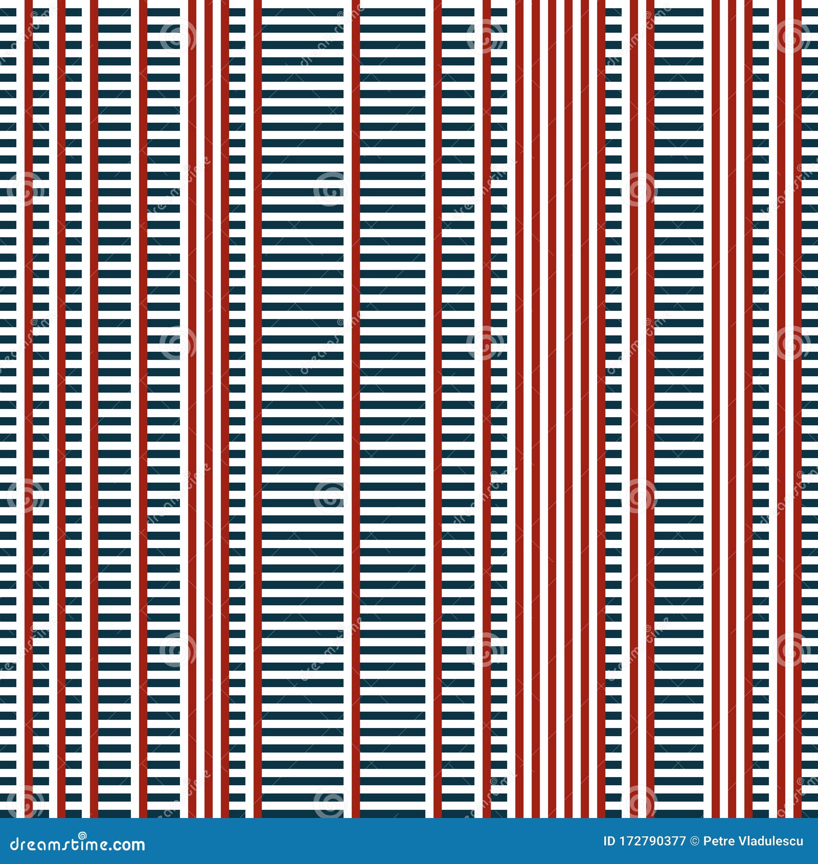 Seamless Pattern with Vertical Red Lines, Modern Stylish Image. Stock ...