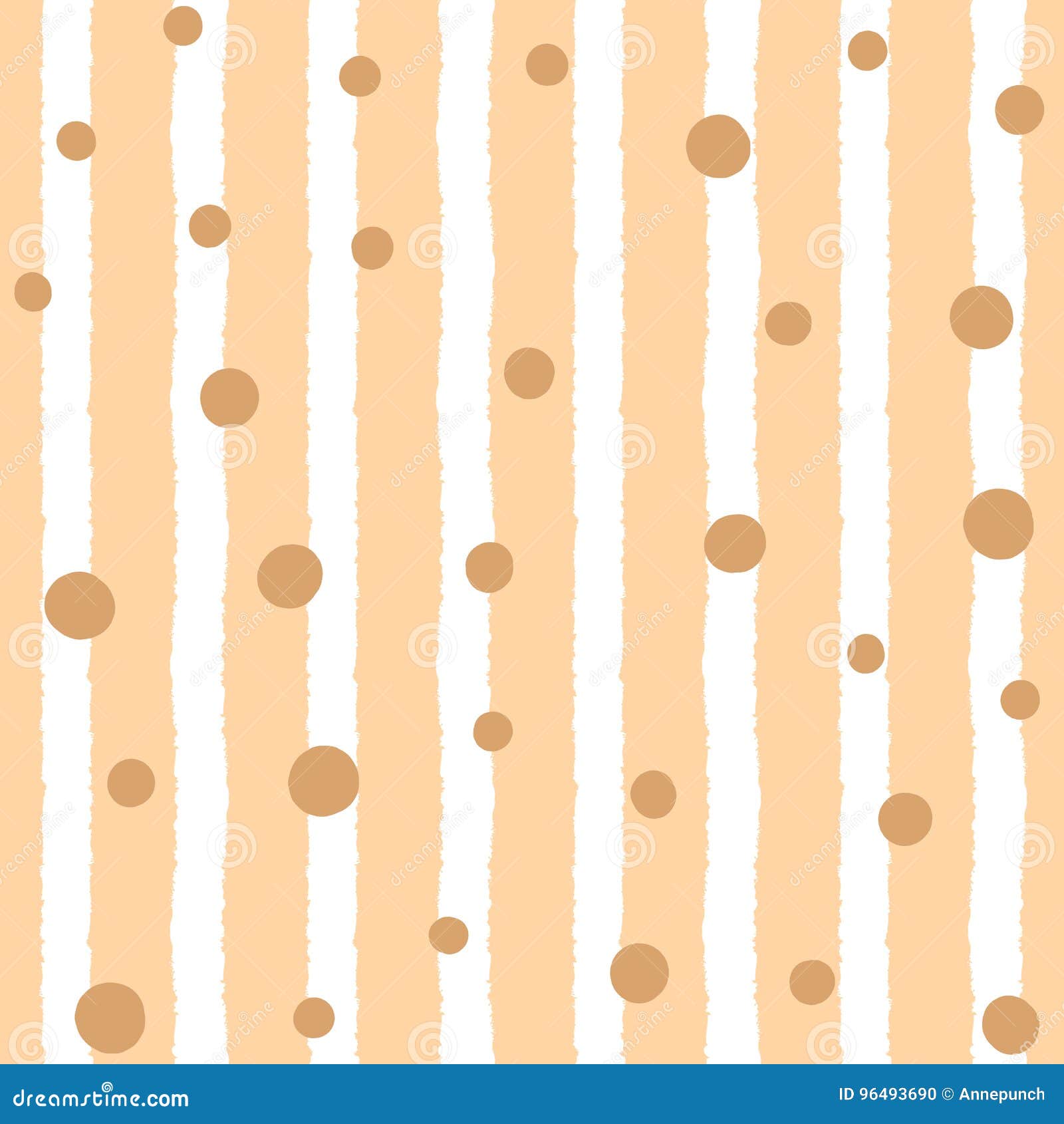 Seamless Pattern with Vertical Stripes and Randomly Scattered Dots ...