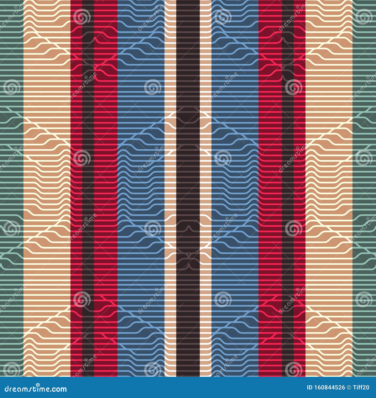 Seamless Pattern with Vertical Stripes Stock Vector - Illustration of ...