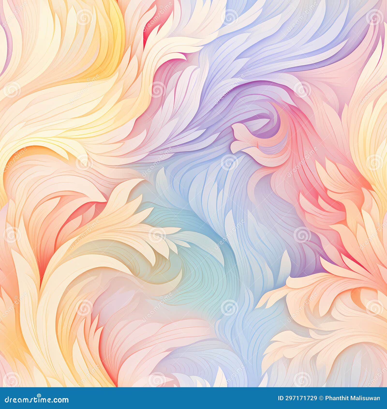 Seamless Pattern of Vibrant Art Pattern. Wrapping Paper Pattern Stock ...