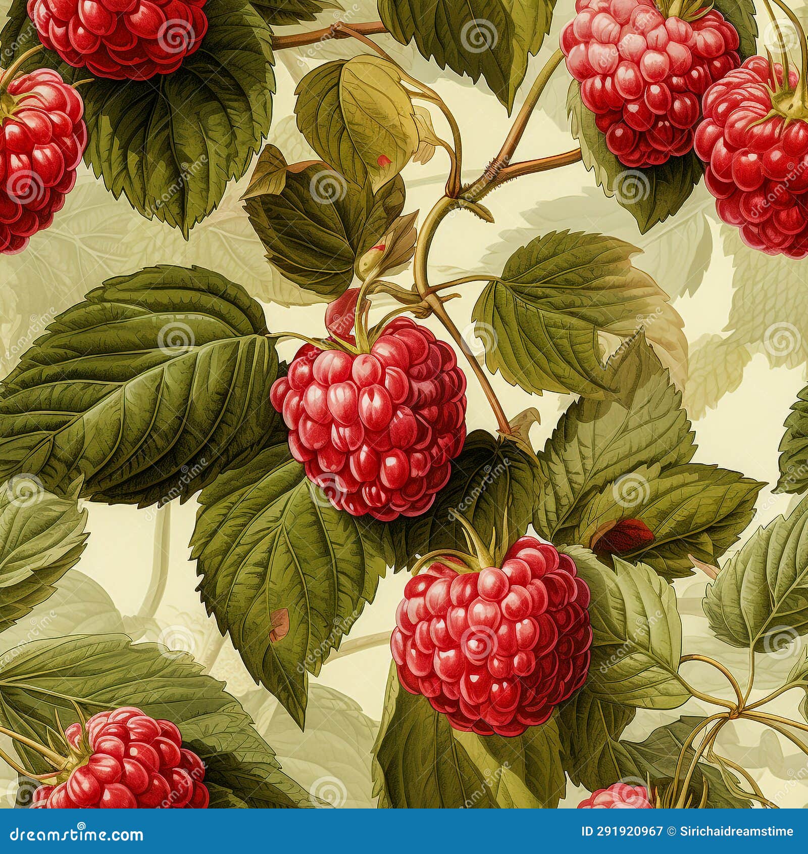 Vintage Raspberry Smoothie Cocktail Or Mousse Vector Background ...