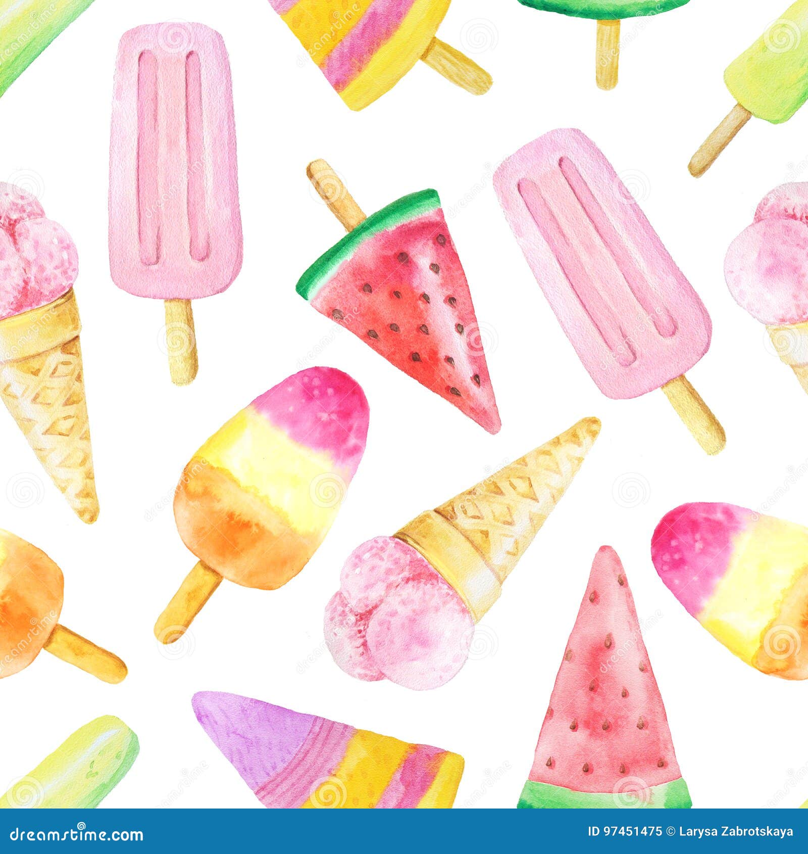 Painting Watercolor Icecream Stock Illustrations – 529 Painting ...