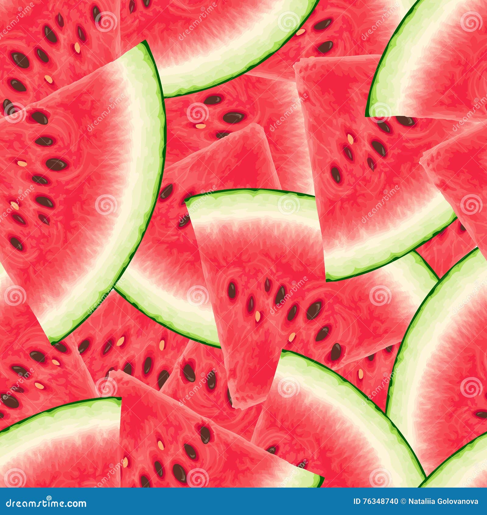 Watermelon Pattern. Vector Illustration | CartoonDealer.com #41592300