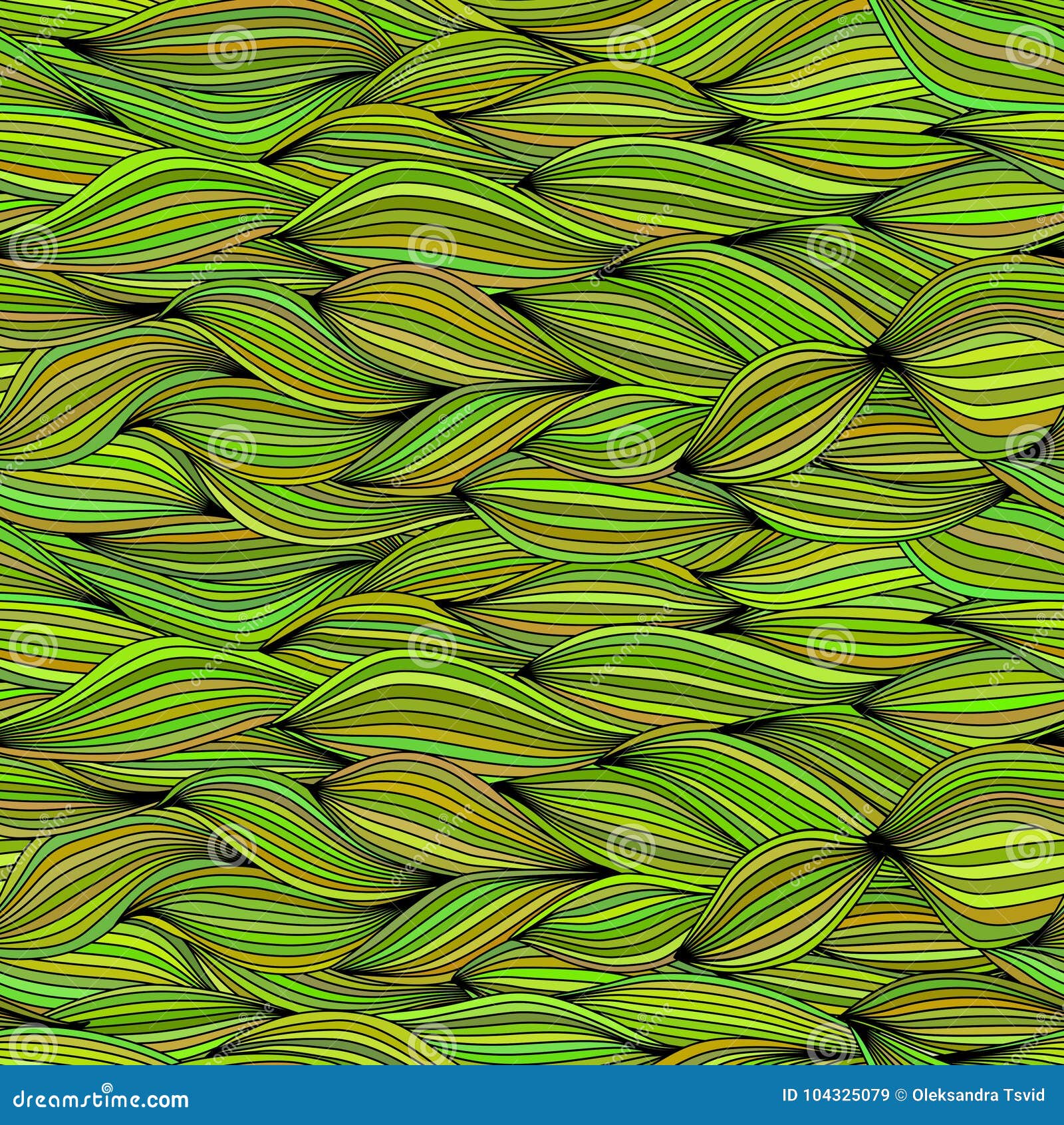 Seamless Pattern with Wave Ropes Stock Vector - Illustration of ribbons ...