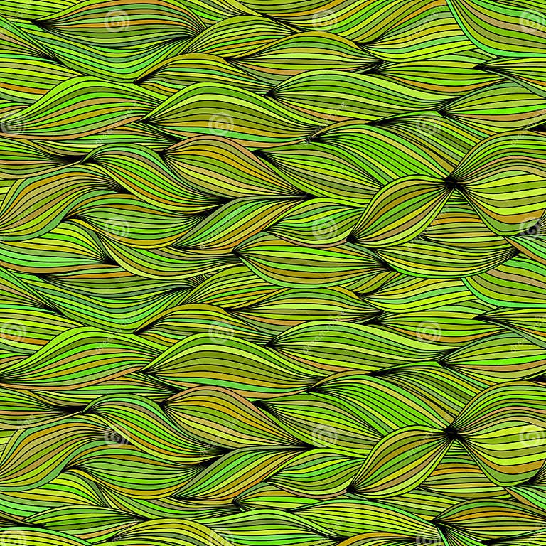 Seamless Pattern with Wave Ropes Stock Vector - Illustration of ribbons ...