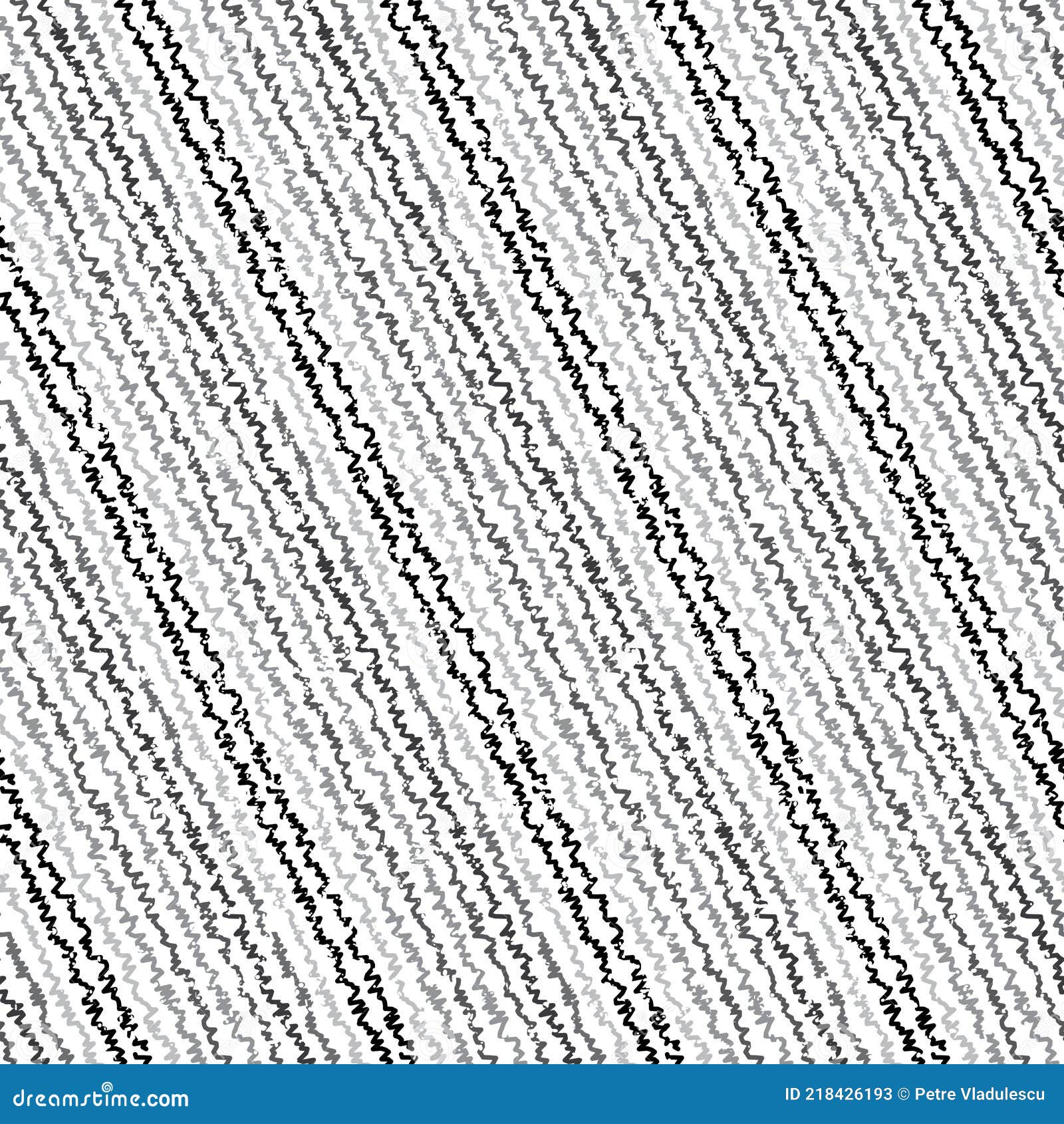 Seamless Pattern with Wavy Gray Lines 5722, Modern Stylish Image. Stock ...
