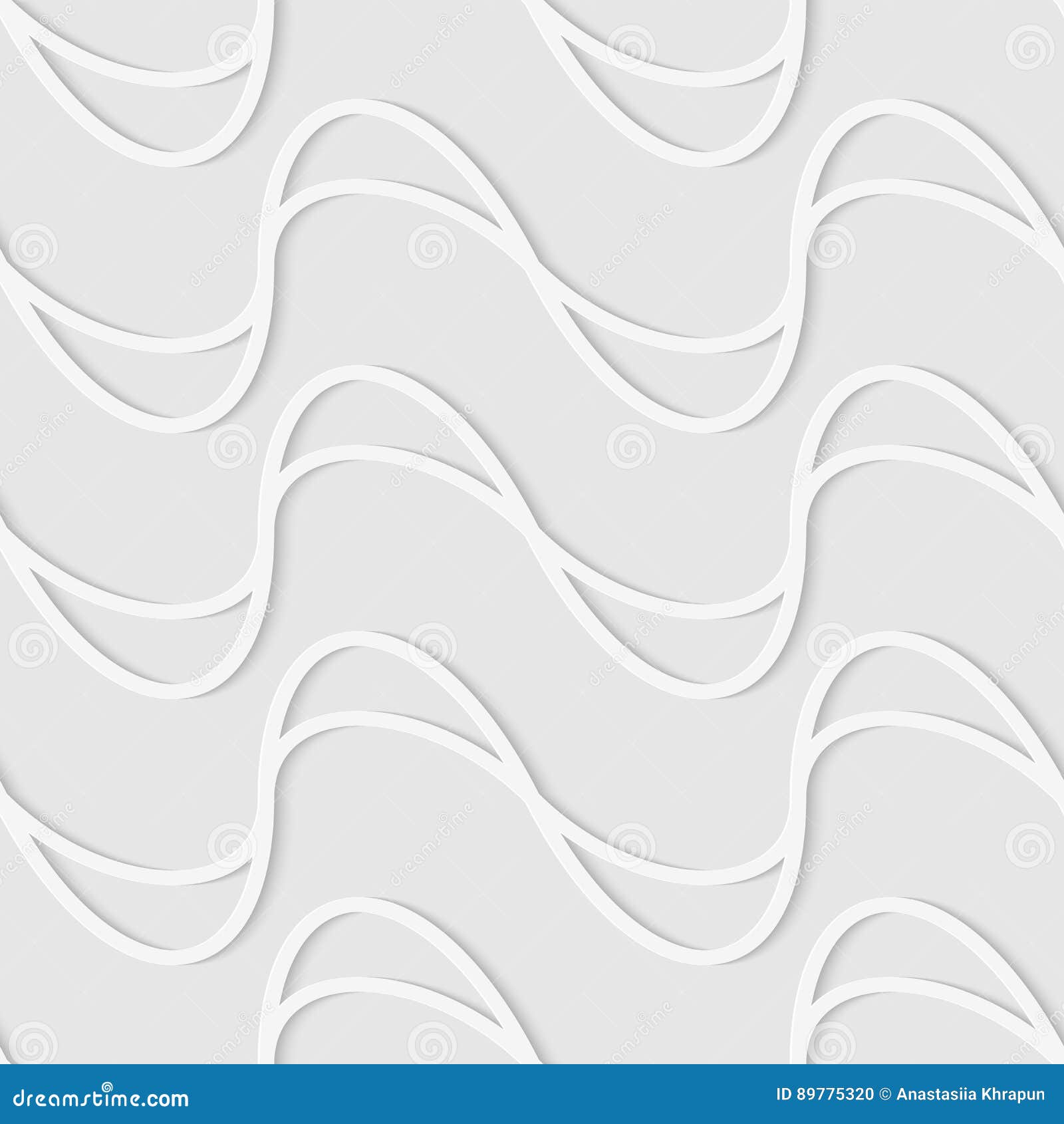 Seamless Pattern of Wavy Lines. Soft Background Stock Vector ...