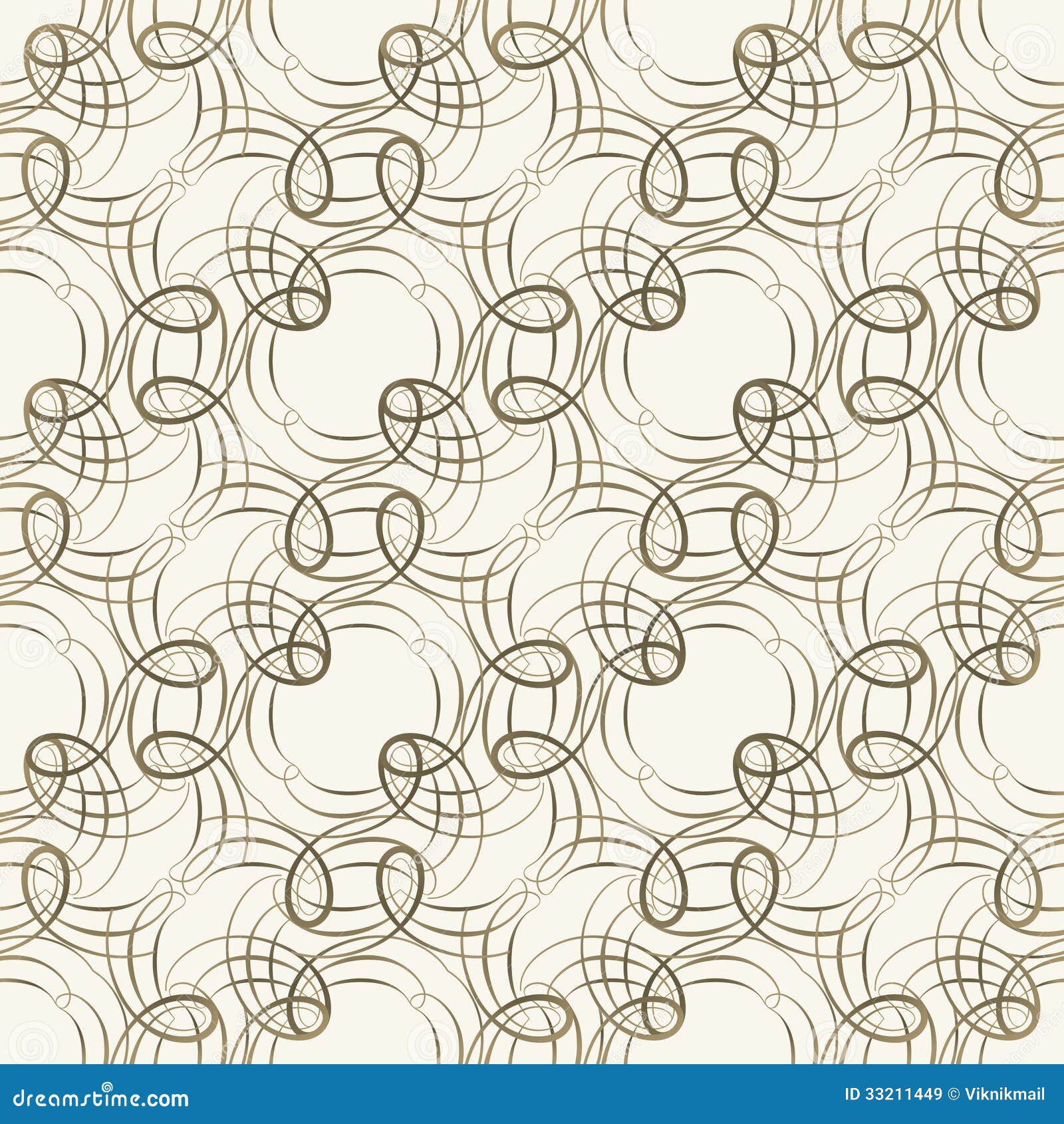 Seamless Pattern with Weaving Circle Mesh Stock Vector - Illustration ...