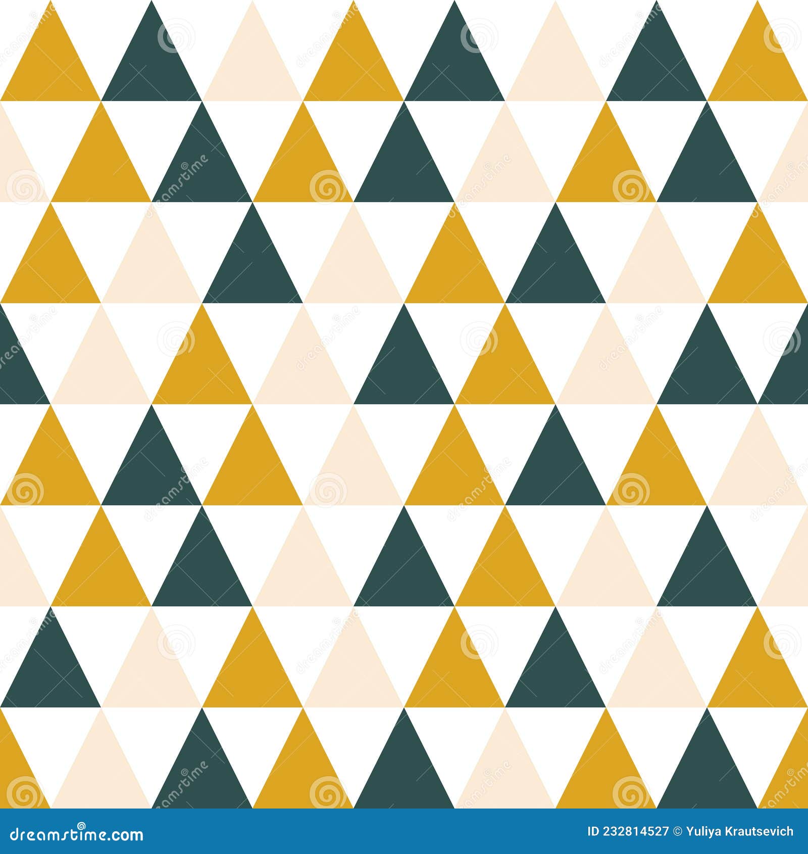 Seamless Pattern. White Background with Triangle . Vector Illustration ...