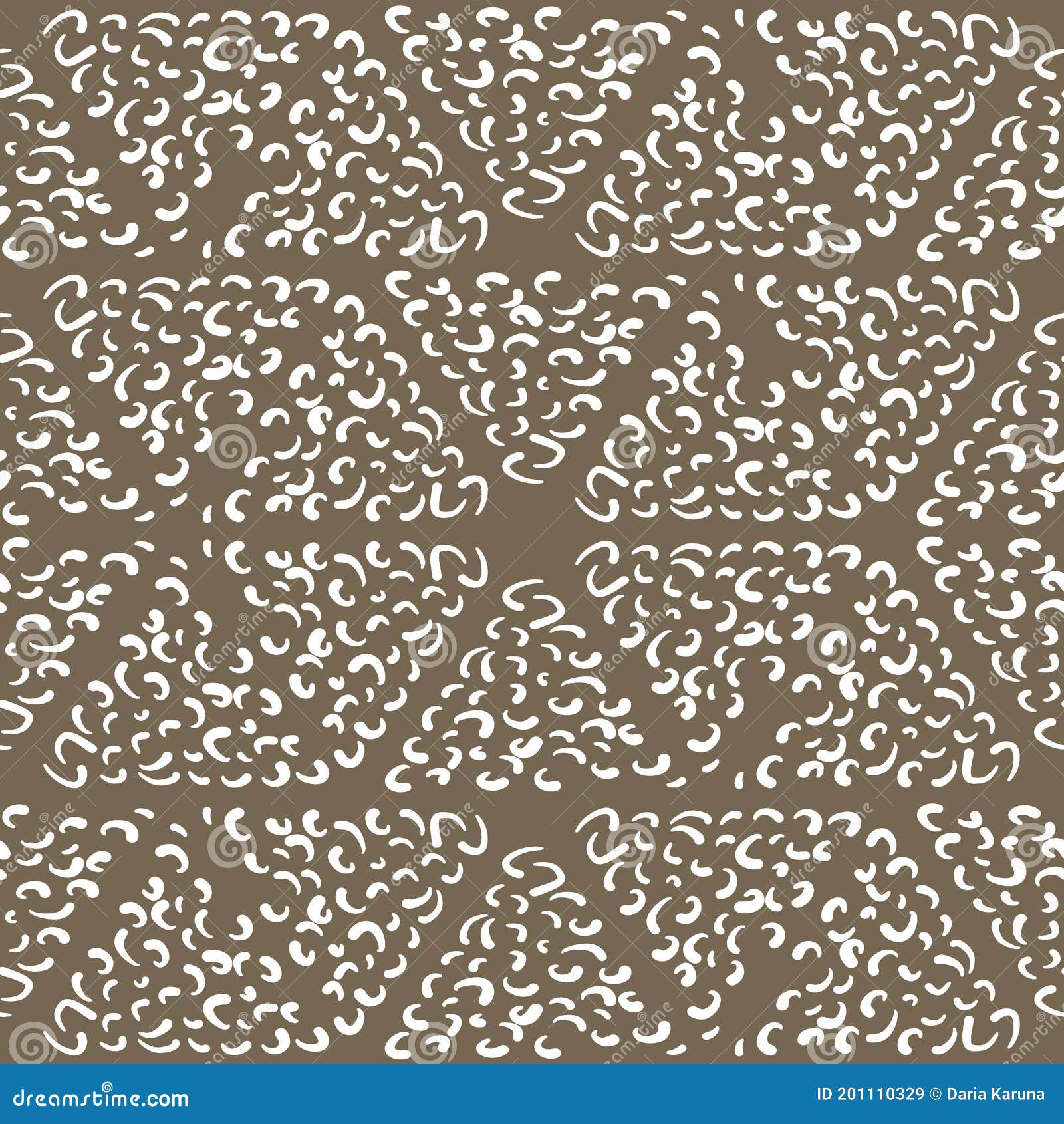 A Seamless Pattern with White Curls on a White Background. Stock Vector ...