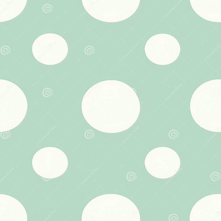 Seamless Pattern with White Dots on a Blue Background Stock ...