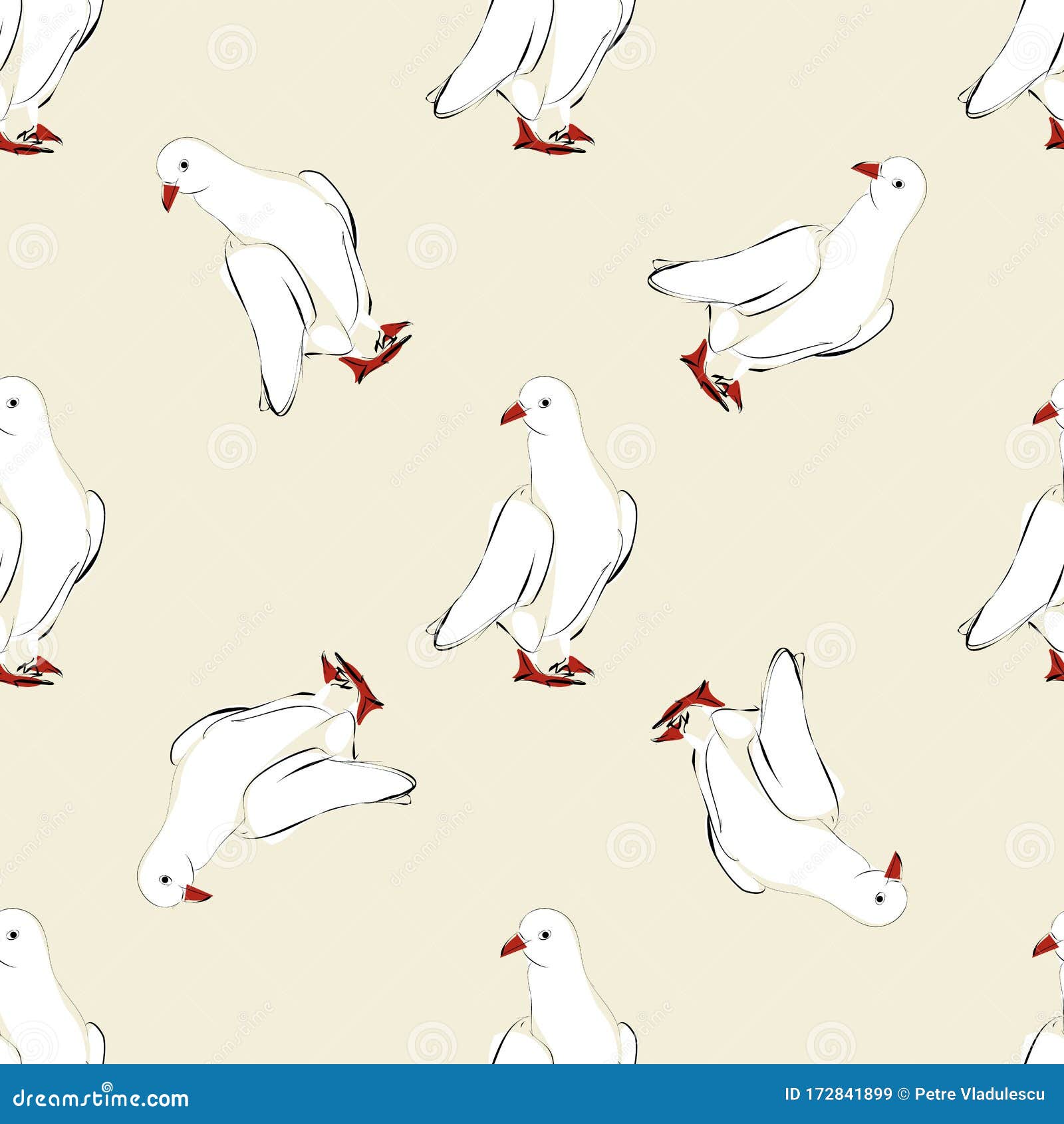 Seamless Pattern with White Dove(texture 8), Modern Stylish Image. Stock Vector - Illustration ...