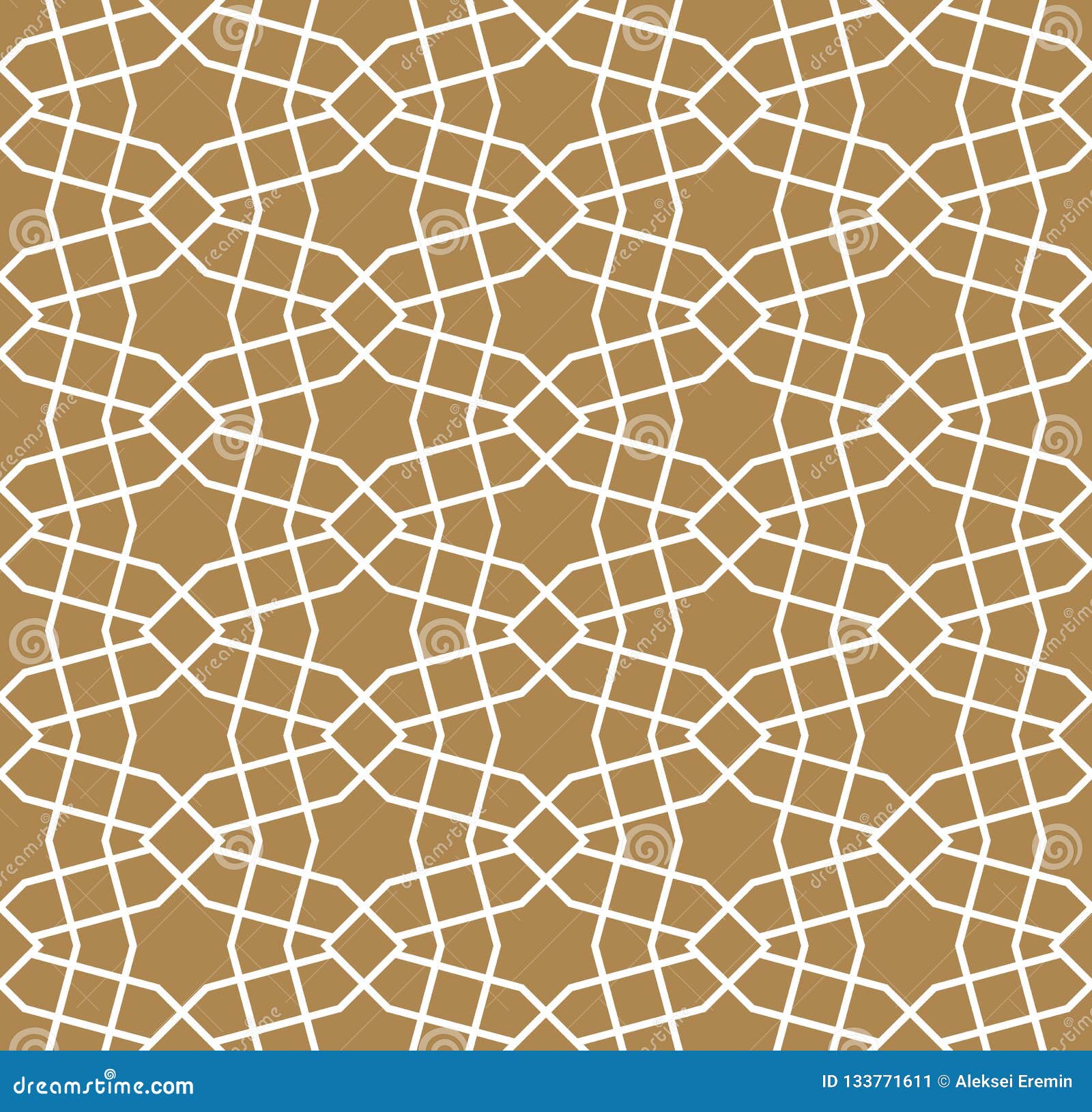 Seamless Simple Geometric Pattern in Thick Lines Stock Vector ...