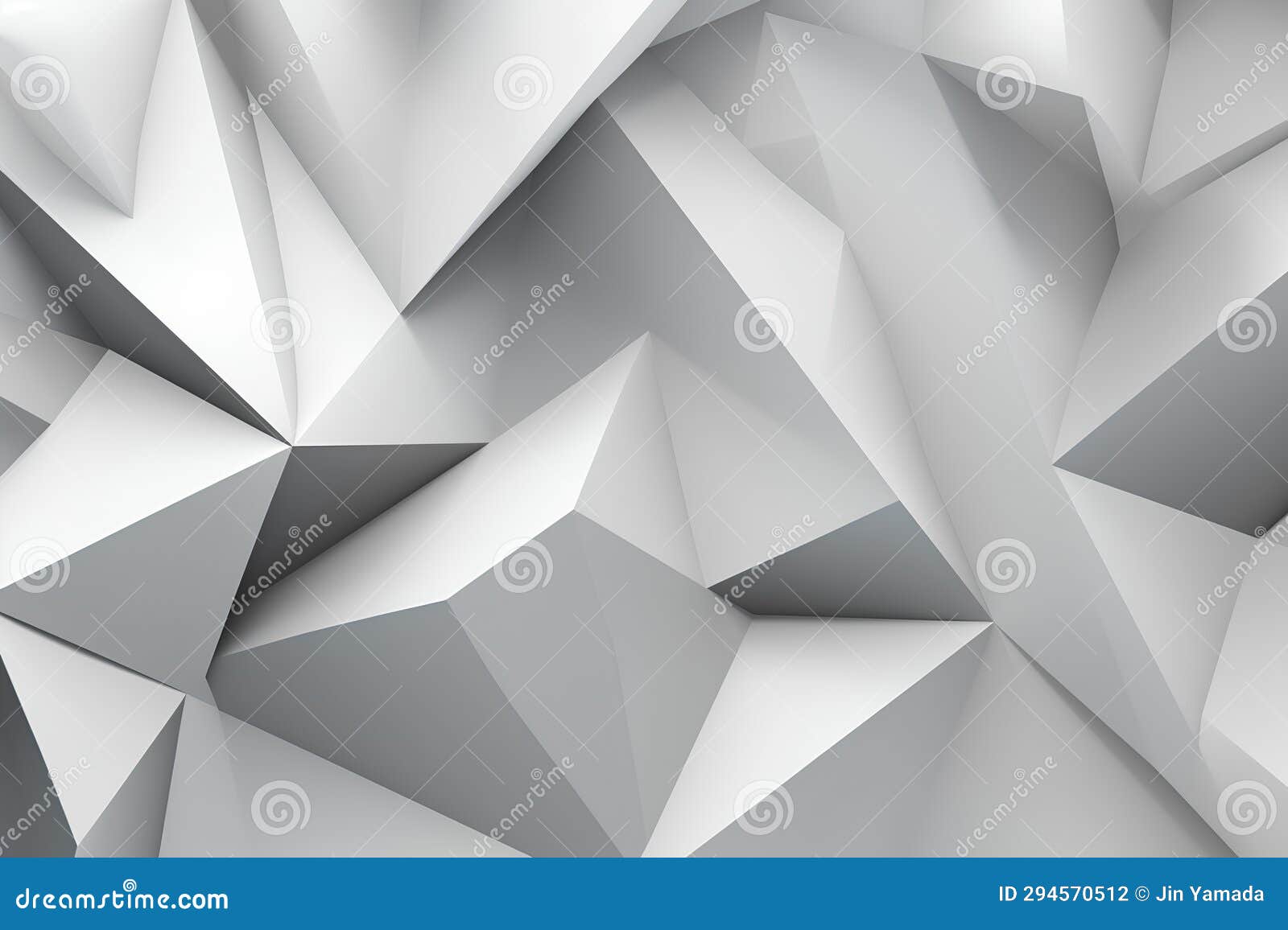 Seamless Pattern of White and Grey Triangular Polygons. Vector ...