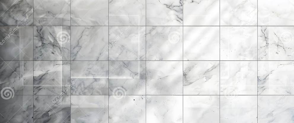 White Marble Tile Seamless Pattern Background Stock Illustration ...
