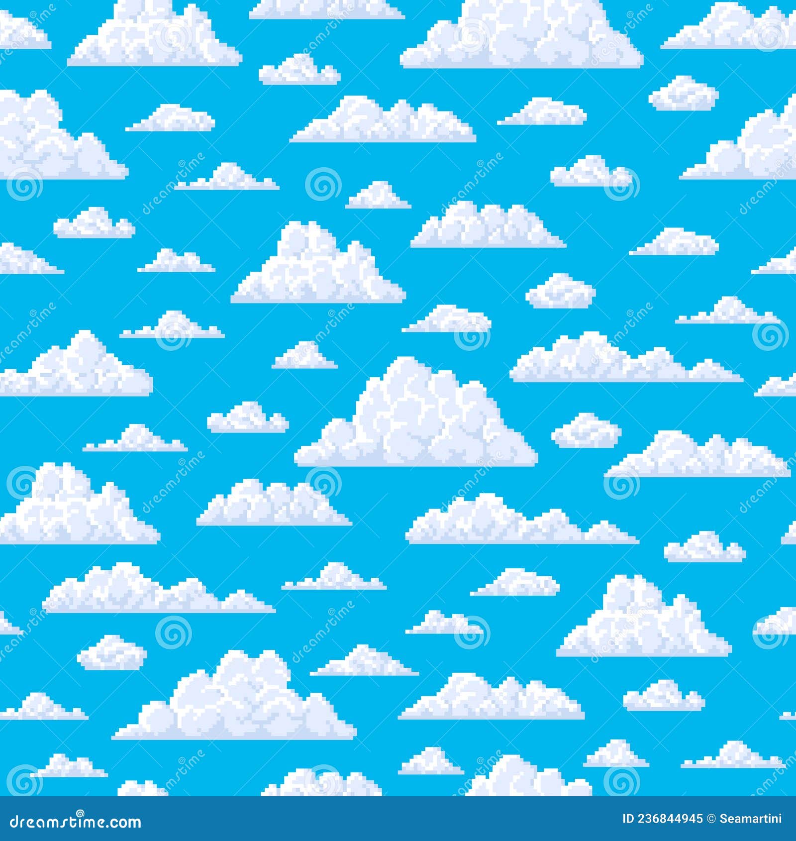 Levels Cartoon Clouds