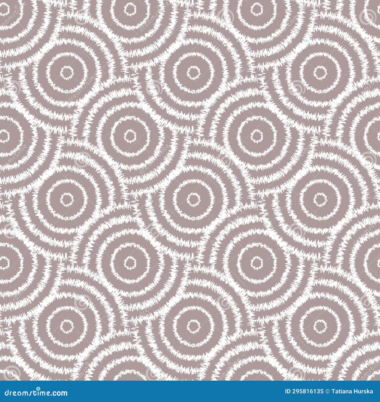 Seamless Pattern with White Rings Stock Vector - Illustration of ...