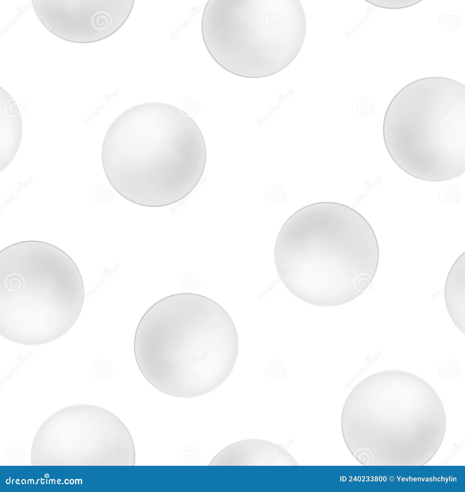 Seamless Pattern of White Round Pills. Vector Illustration Template ...