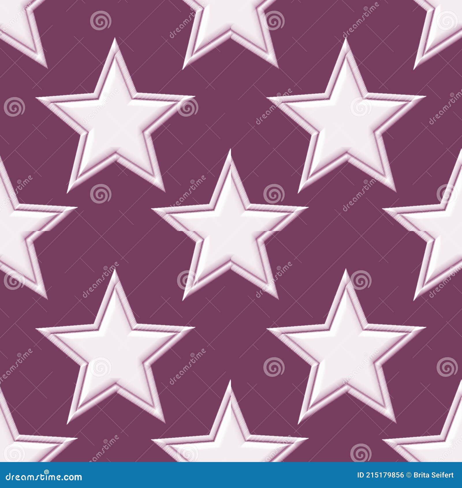 Seamless Pattern with White Stars on Purple Background. Star Pattern ...