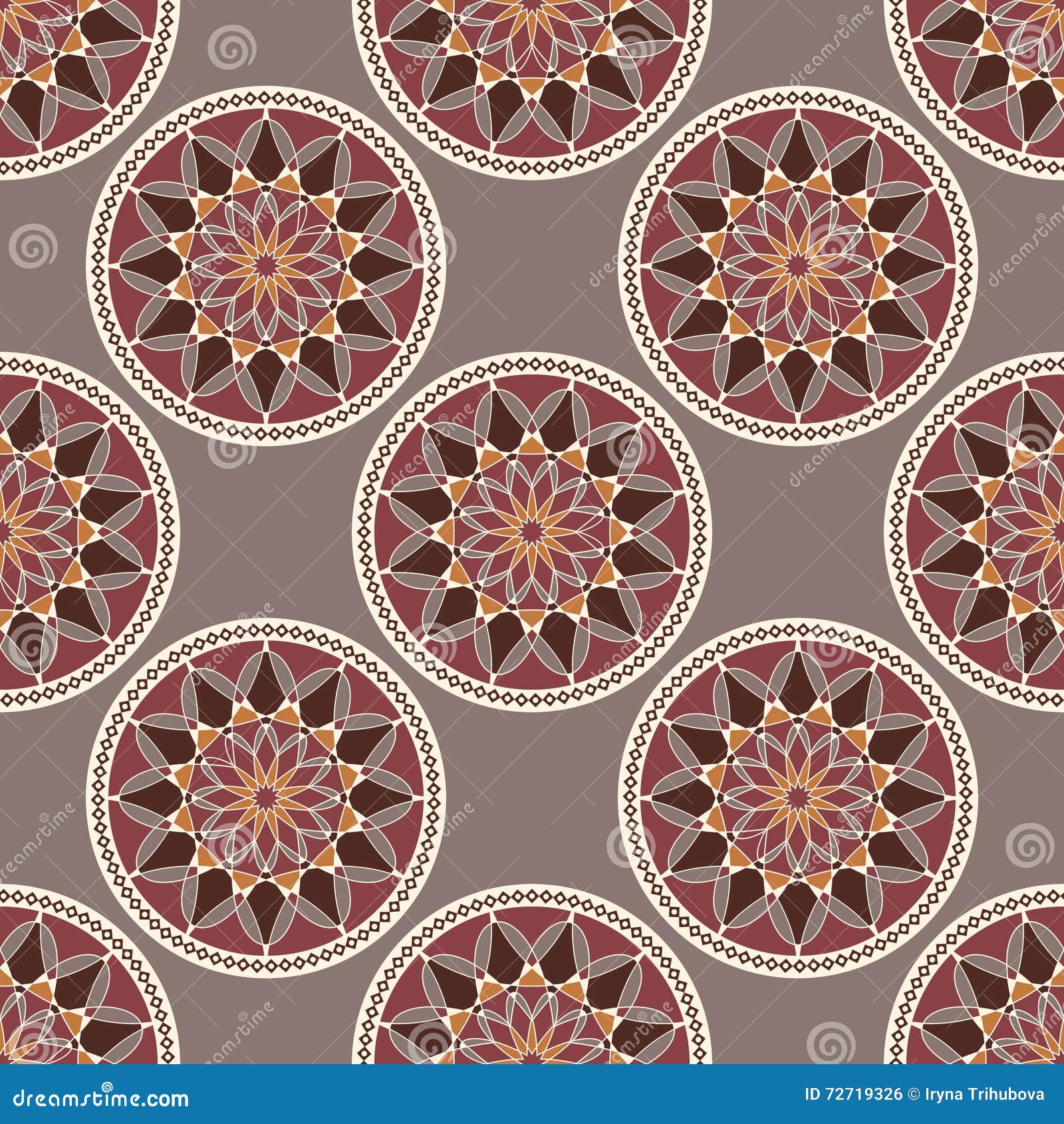 Seamless Pattern Withcolored Coins. Stock Vector - Illustration of ...