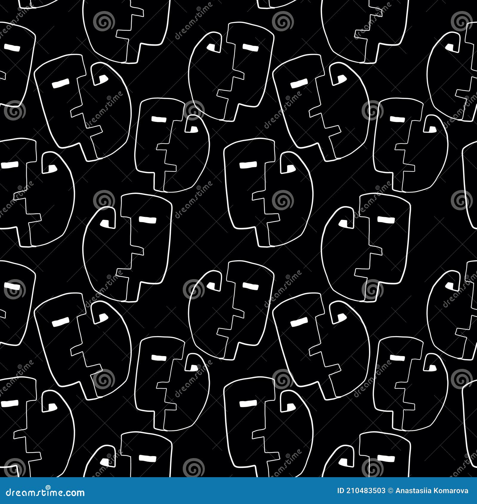 Outine Drawing Girl Standing On The Edge Of The Cliff An Looking At The ...