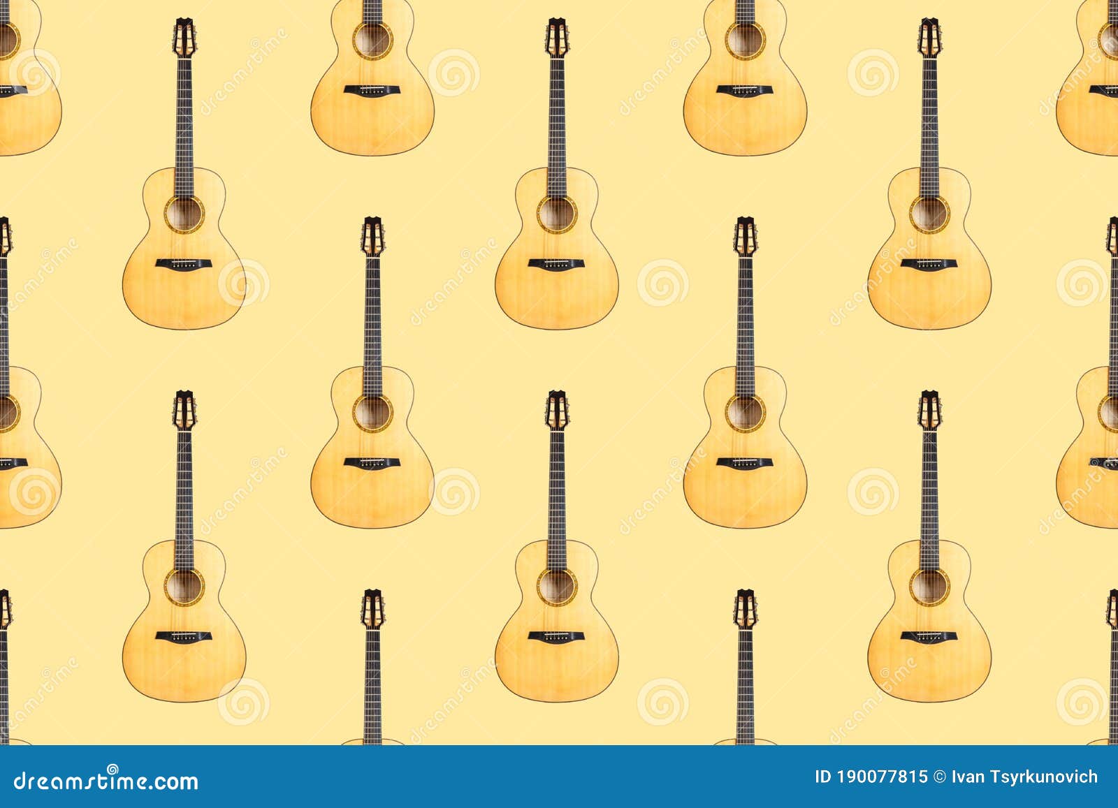 Seamless Pattern of Wood Texture of Lower Deck of Six Strings Acoustic ...