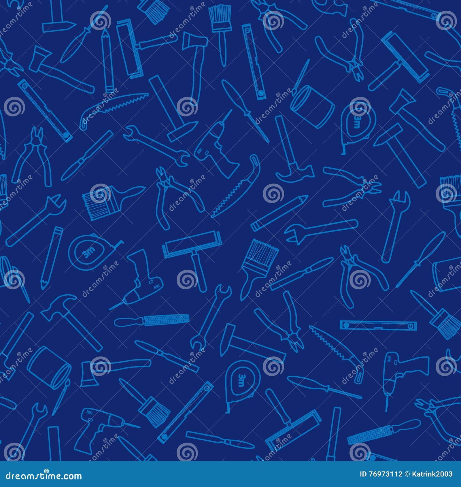 Seamless Pattern with Working Tools for Repair and Construction Stock ...