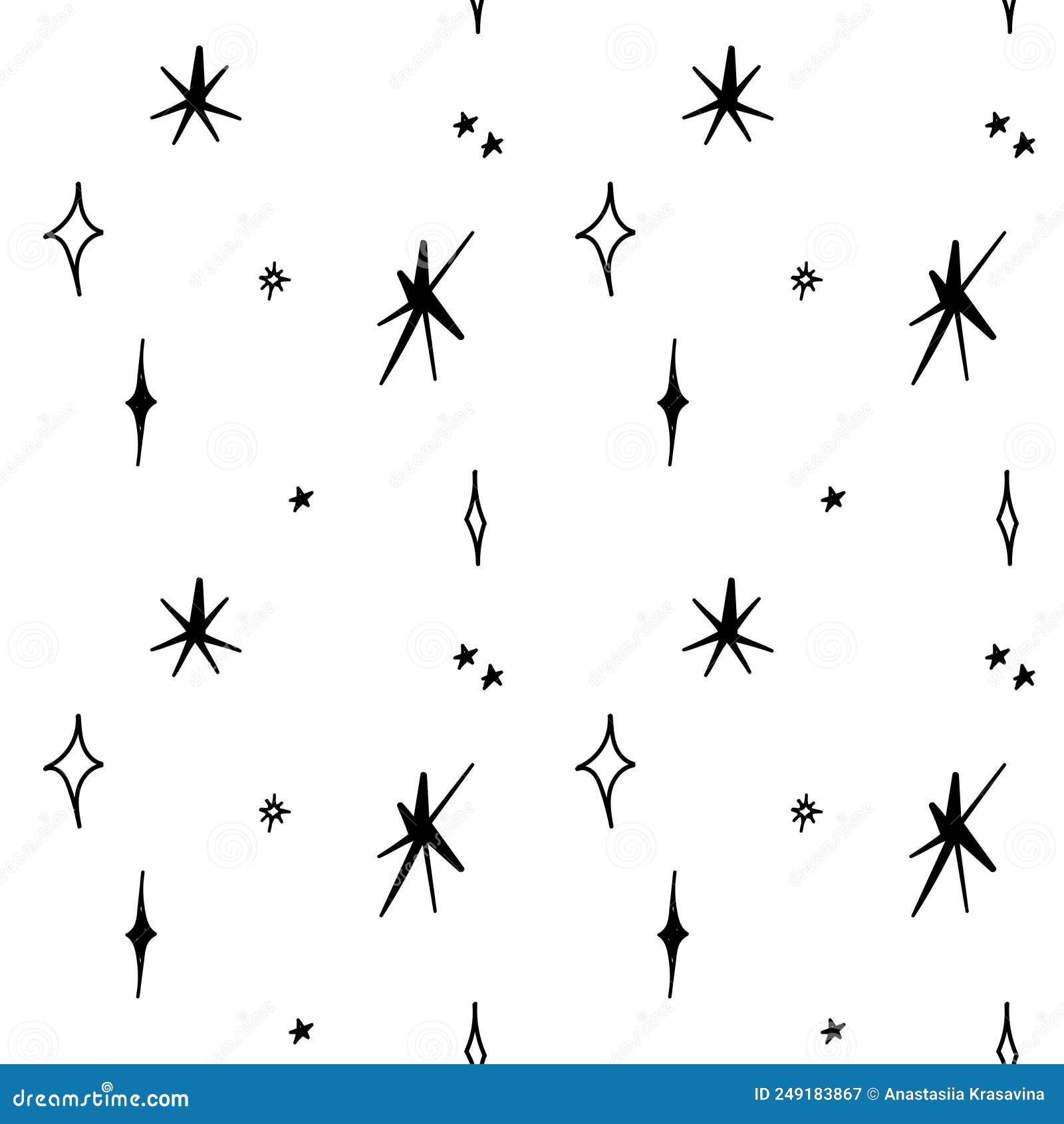 Bling Stars, Starburst And Retro Futuristic Graphic Elements Set ...