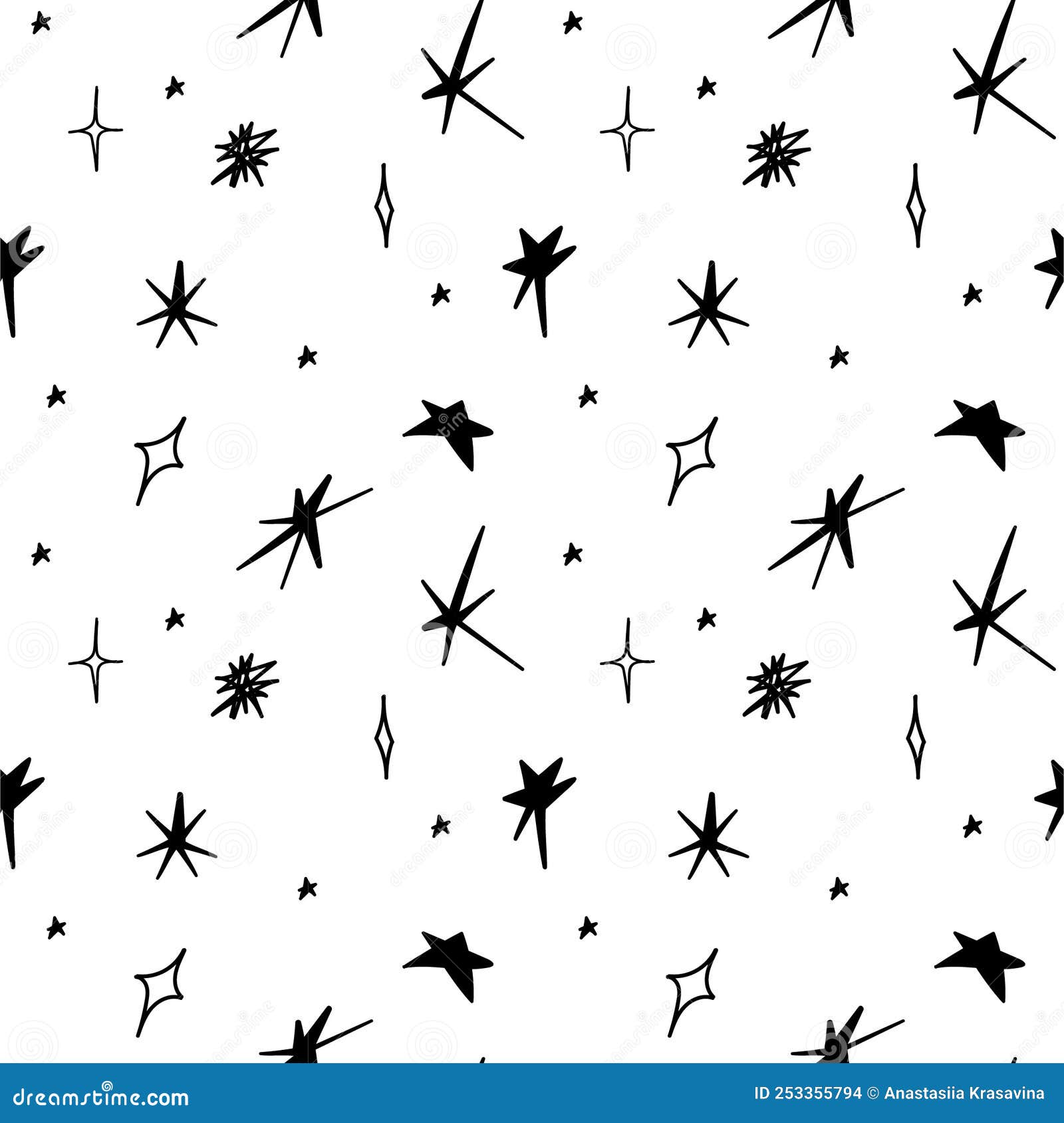 Bling Stars, Starburst And Retro Futuristic Graphic Elements Set ...