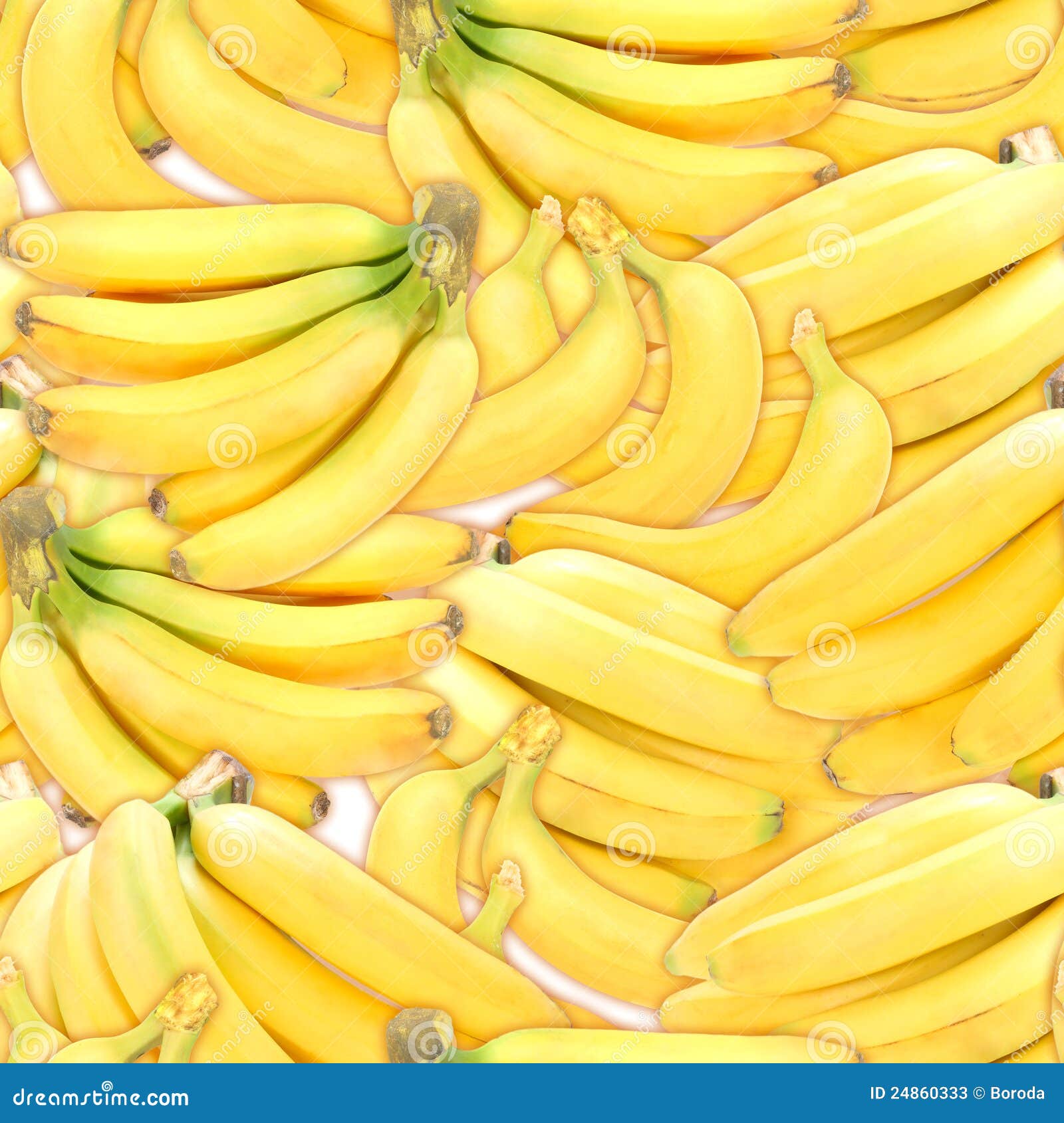 Seamless Pattern Of Yellow Bananas Stock Image - Image of nature ...