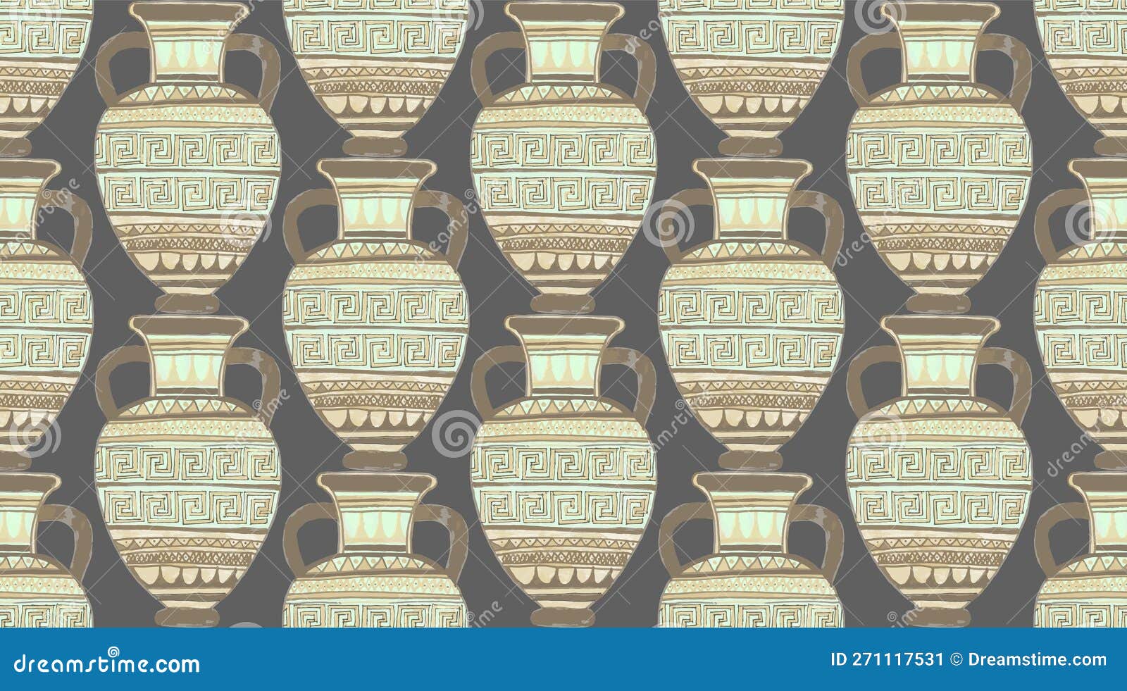 Seamless Pattern of You Meander Stock Vector - Illustration of ...