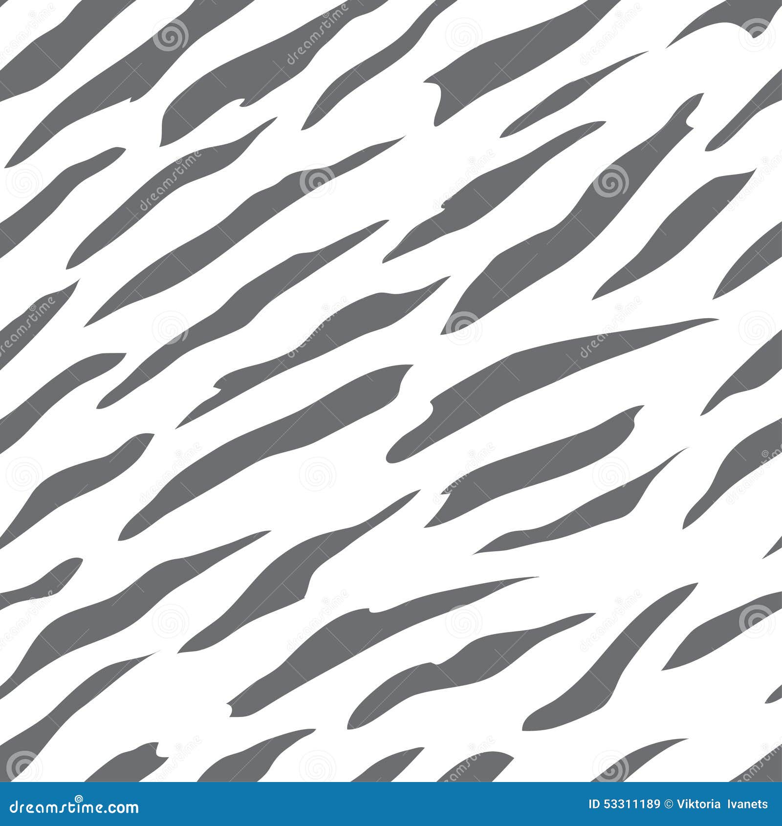 Seamless Pattern of Zebra Spots. Natural Textures Stock Vector ...