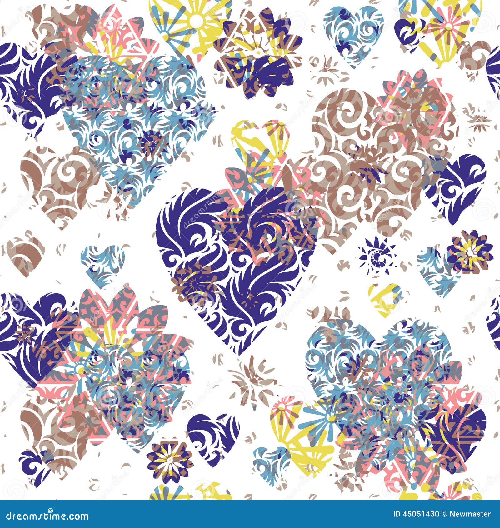 Seamless Patterned Frame Vector Illustration | CartoonDealer.com #45051430