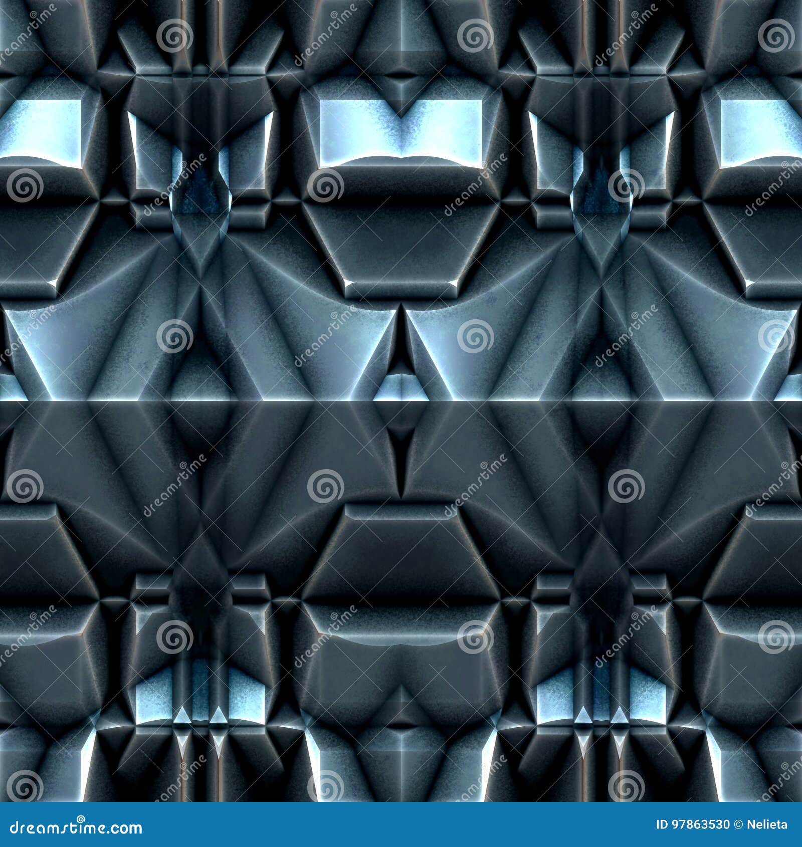 Seamless Patterned Metal Texture Stock Illustration - Illustration of ...