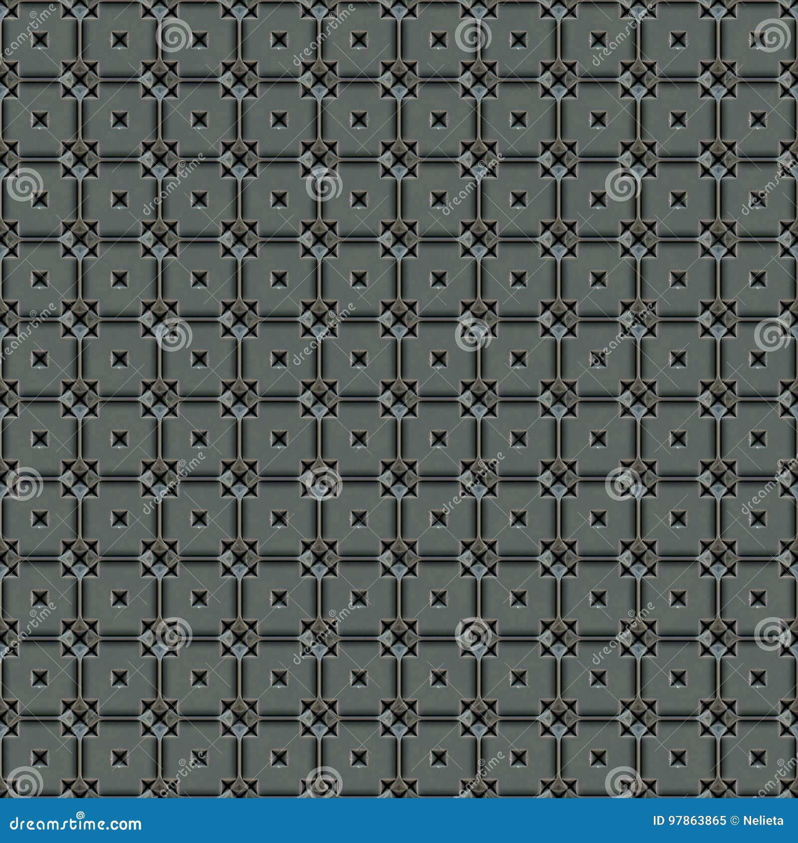 Seamless Patterned Metal Texture Stock Illustration - Illustration of ...