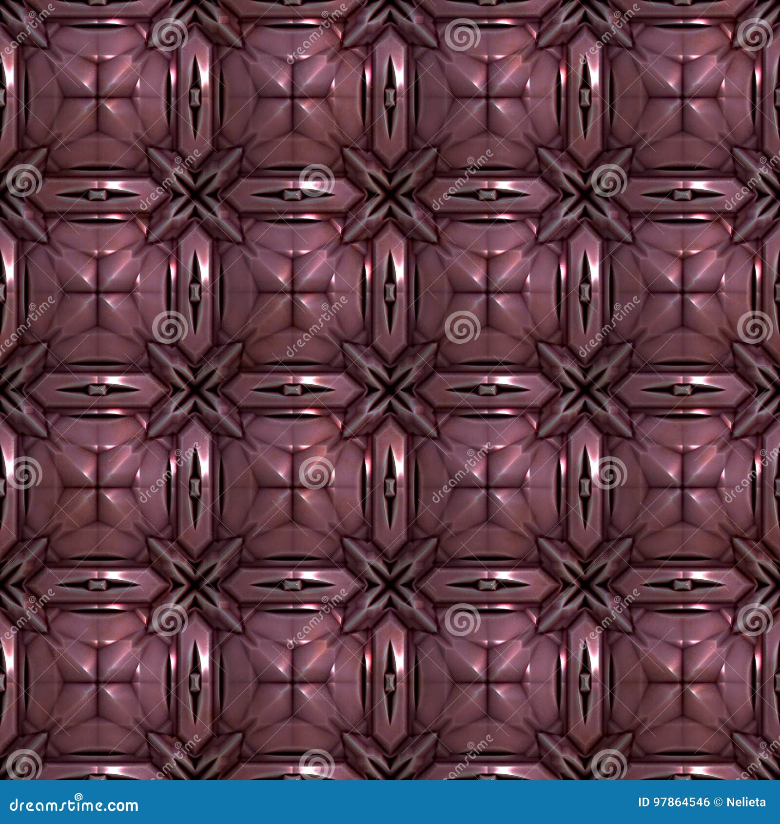 Seamless Patterned Metal Texture Stock Illustration - Illustration of ...