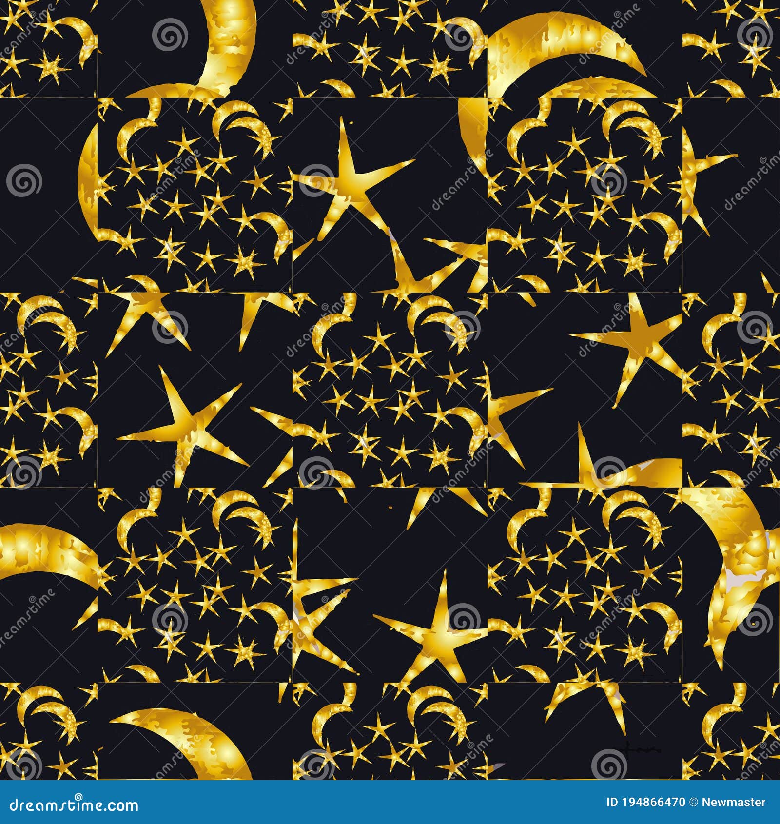 Seamless Patterned Wallpaper Stock Vector - Illustration of wallpaper ...