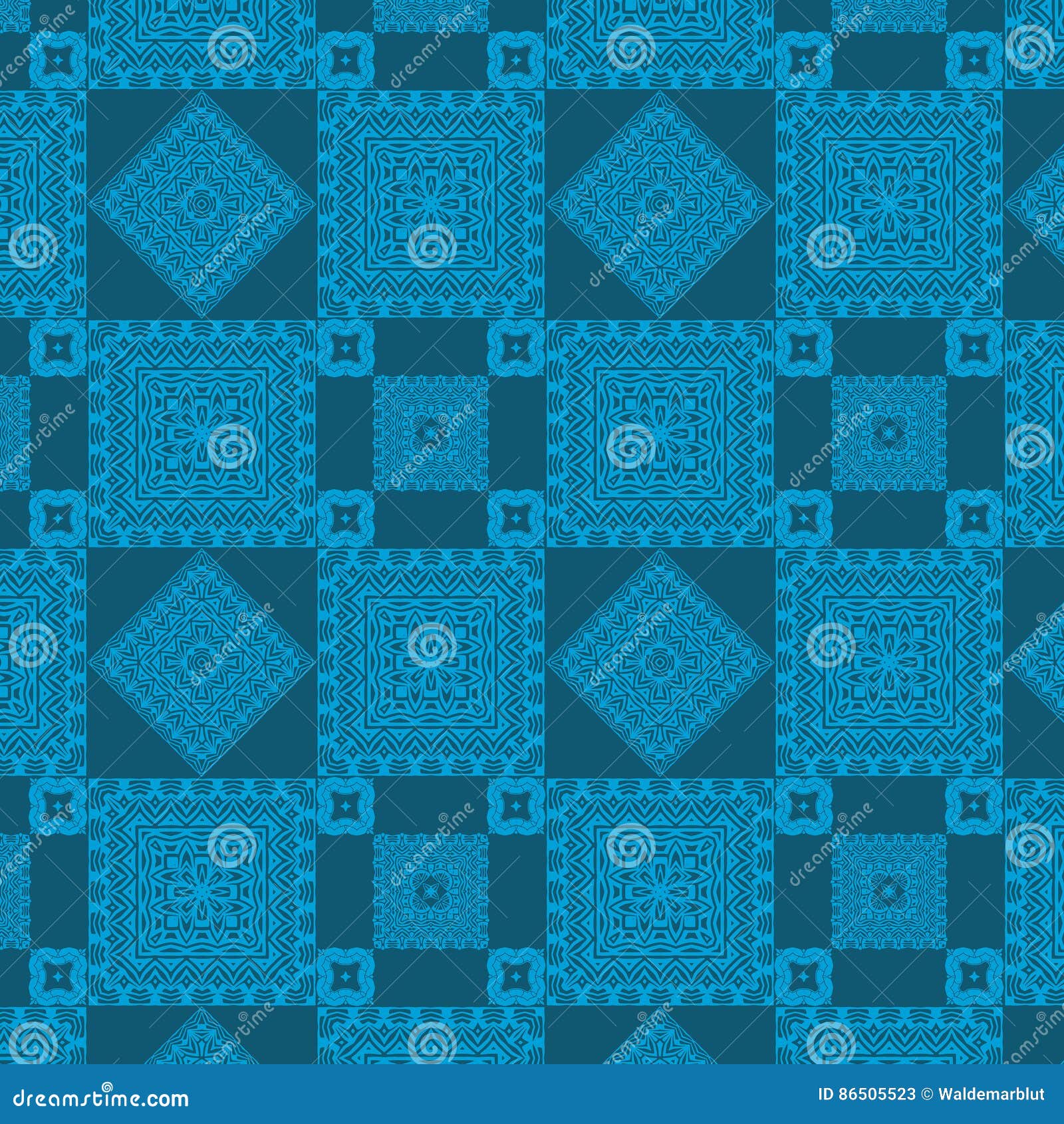 Seamless Patterns with Abstract Painted Squares Stock Vector ...