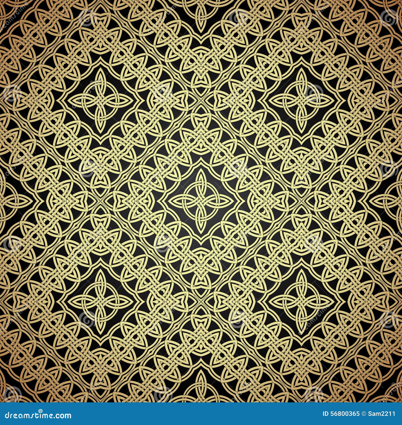 Seamless Patterns in Arabian Style. Stock Vector - Illustration of ...