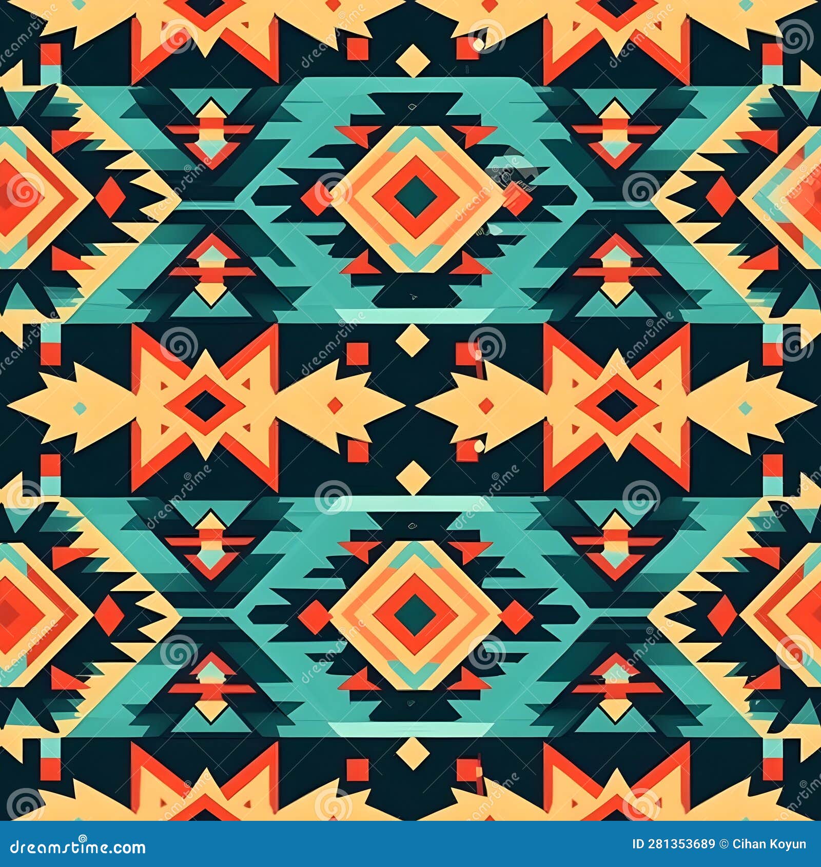 Seamless Patterns that Capture the Soul of Ancient Civilizations Stock ...