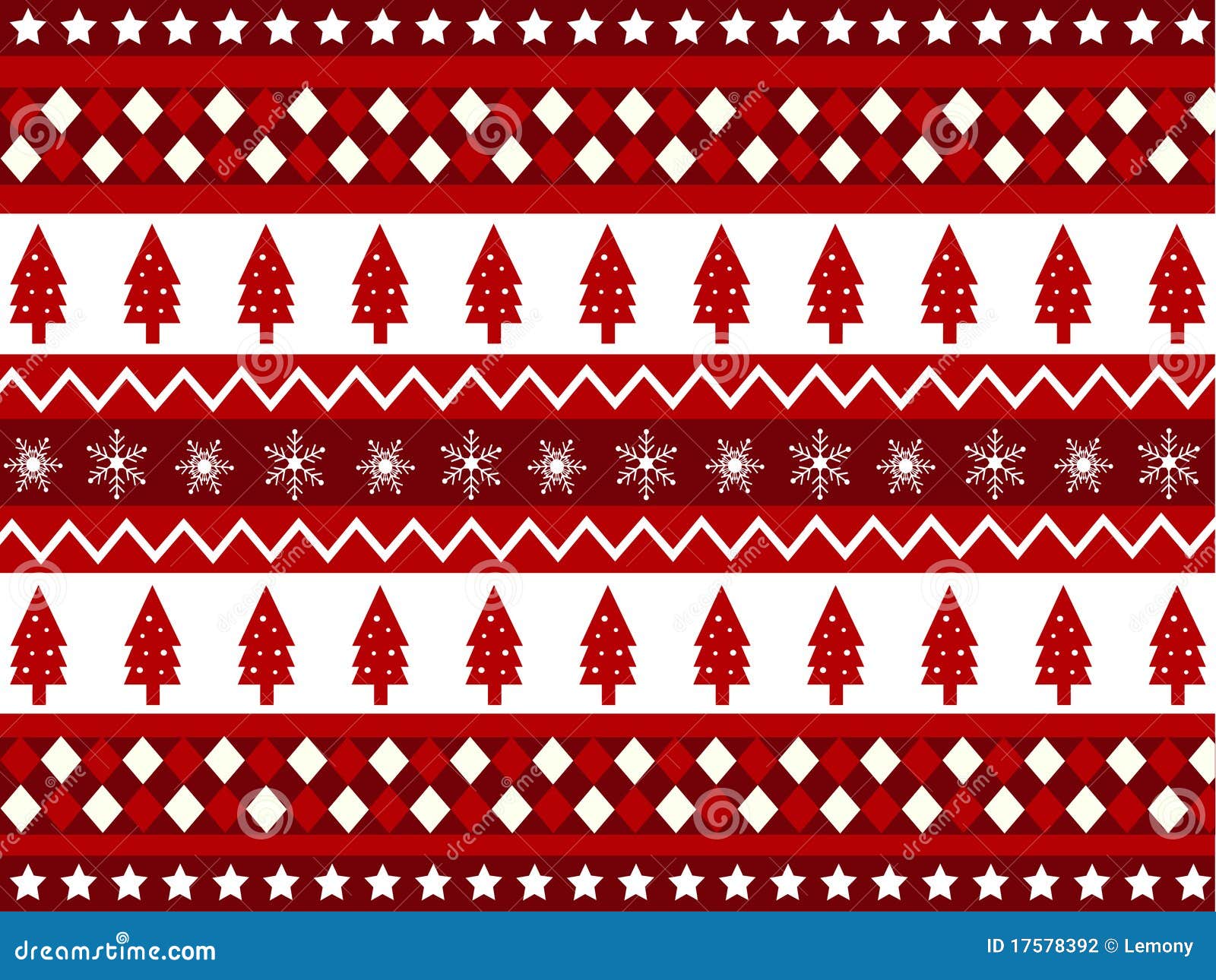 Seamless Patterns With Christmas Fabric Texture Stock Photography ...