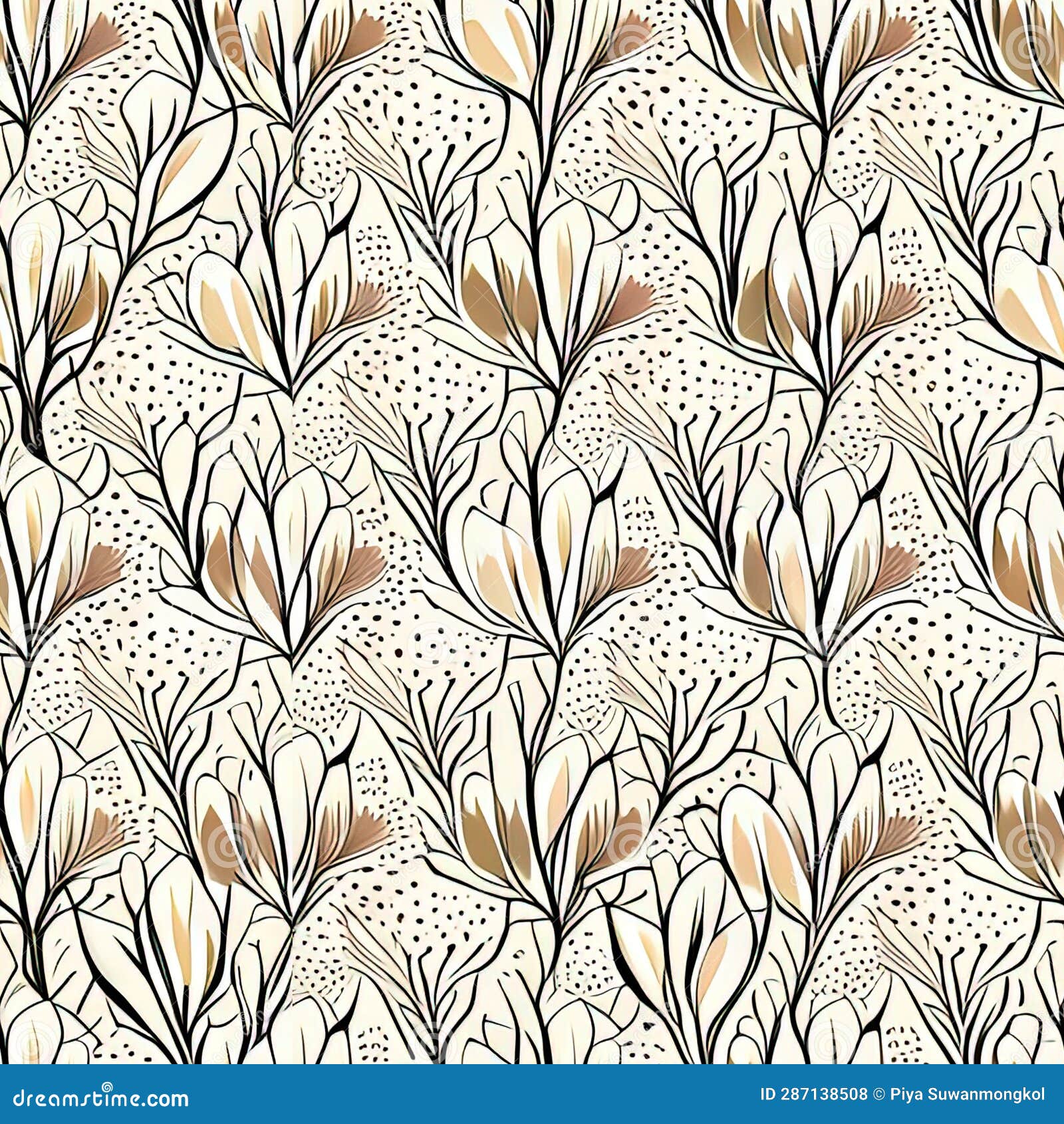 Seamless Patterns, a Delicate, Line Pattern with Subtle Hues and ...