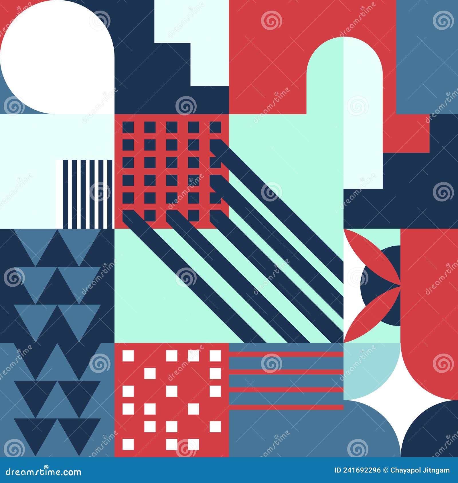 Seamless Patterns Design . Inspiration from Memphis Art Stock Vector ...