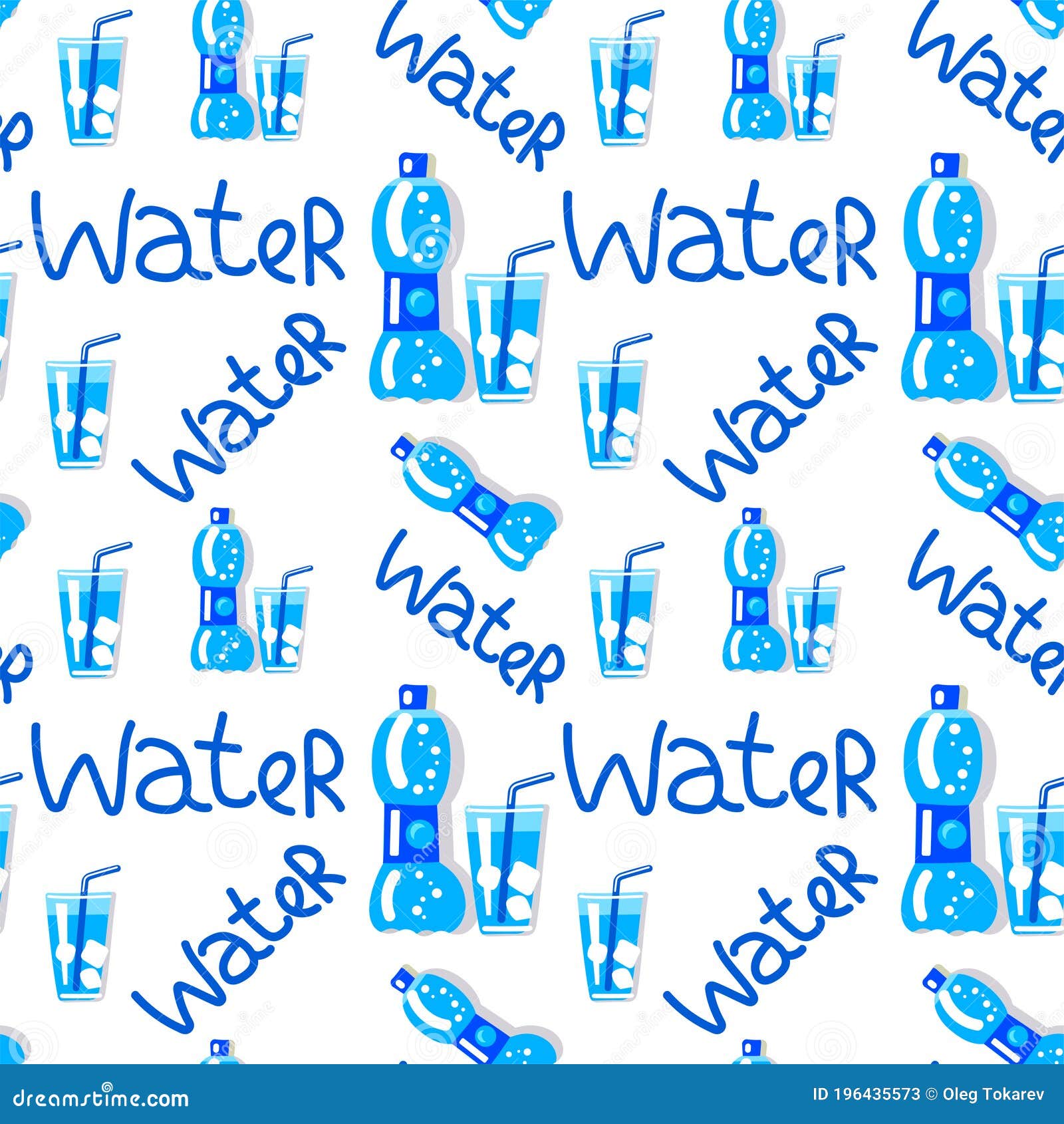 Water seamless patterns stock vector. Illustration of carbonated ...