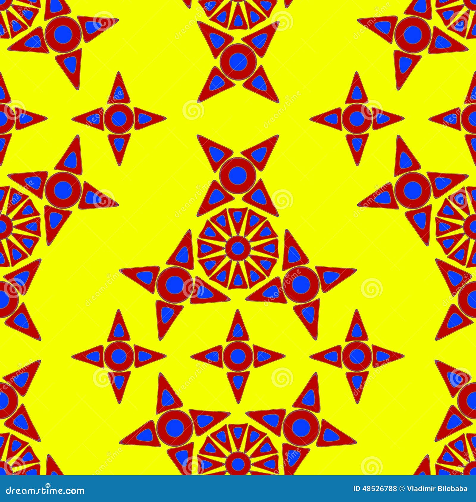 Seamless Patterns Irregular Geometric Shapes Stock Vector ...