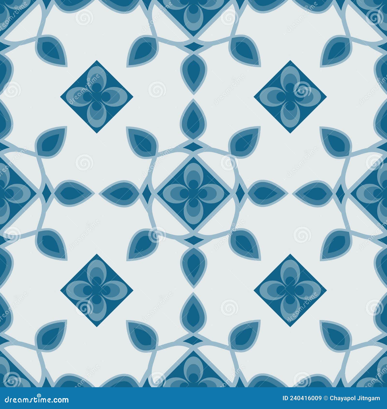Seamless Patterns. Minimalistic Style. Blue and White Colour Stock ...