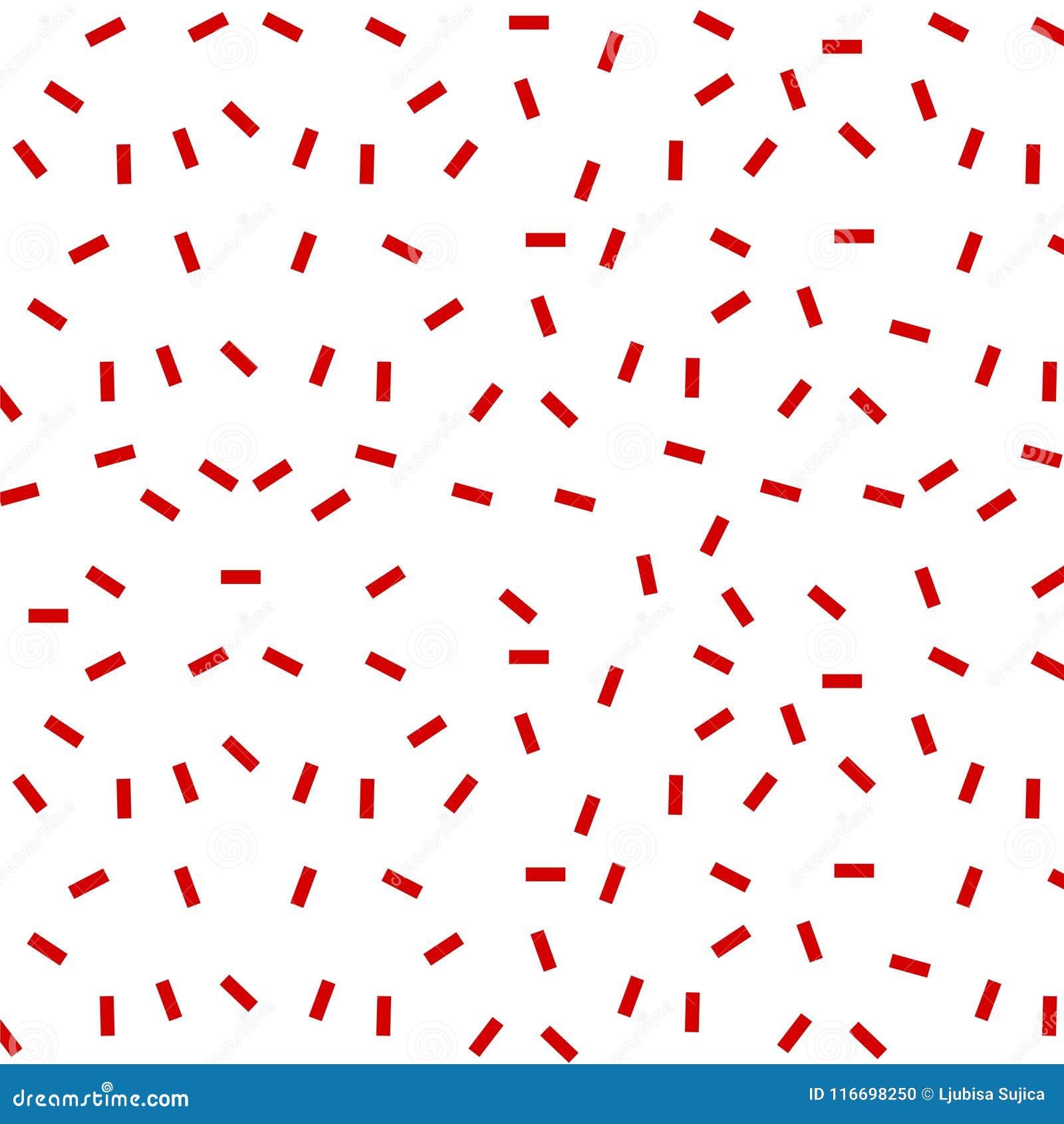 Seamless Patterns with Red Rectangle Stock Vector - Illustration of ...