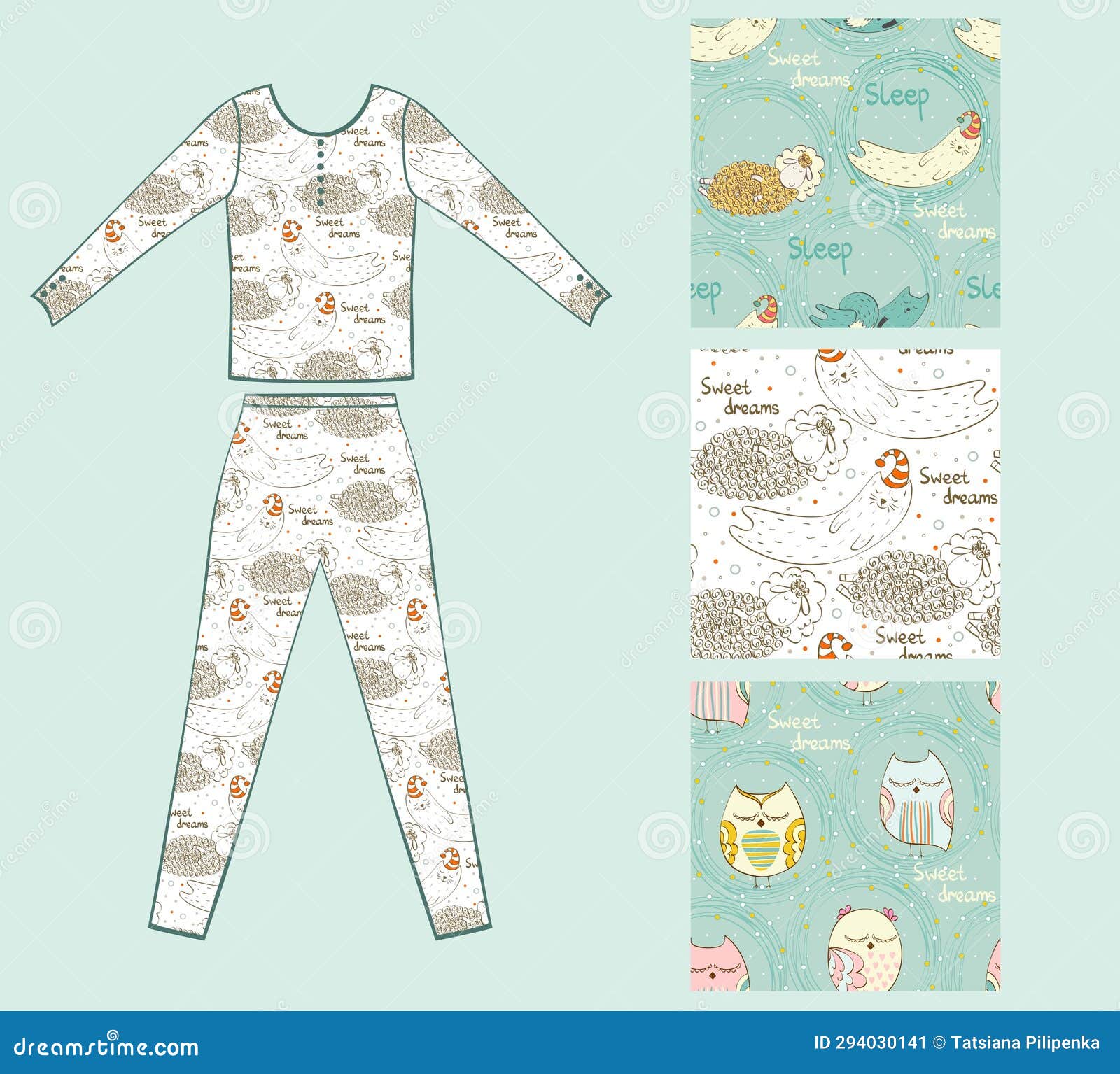 Seamless patterns stock illustration. Illustration of small - 294030141