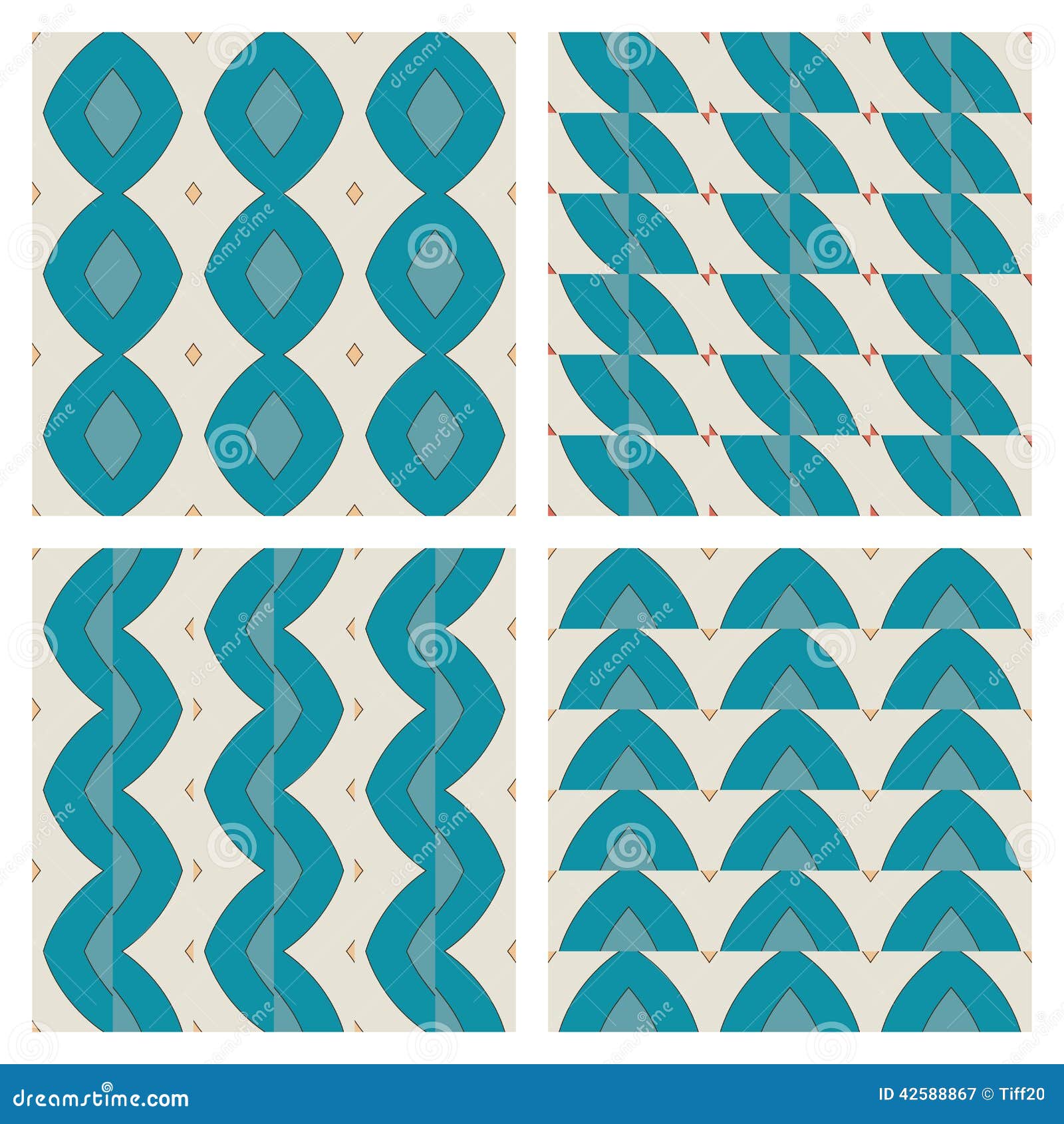 Seamless Patterns Stock Vector Illustration Of Ornament 42588867